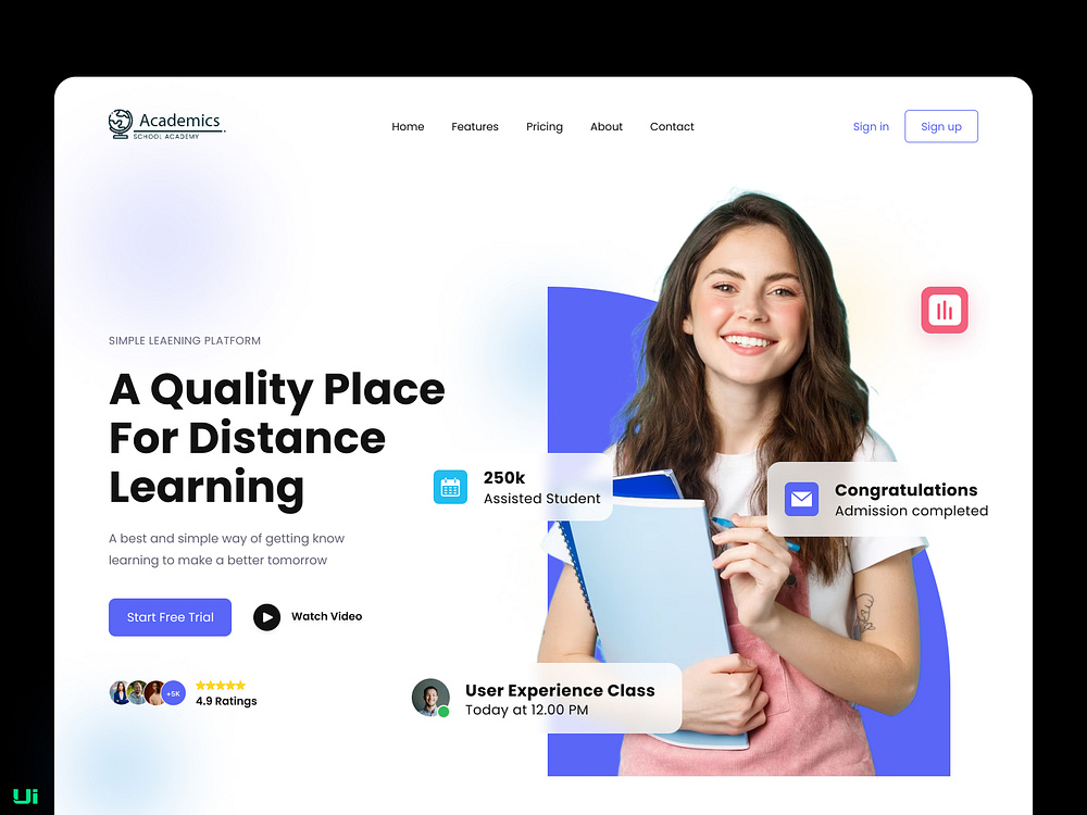 Learning Platform Design designs, themes, templates and downloadable ...