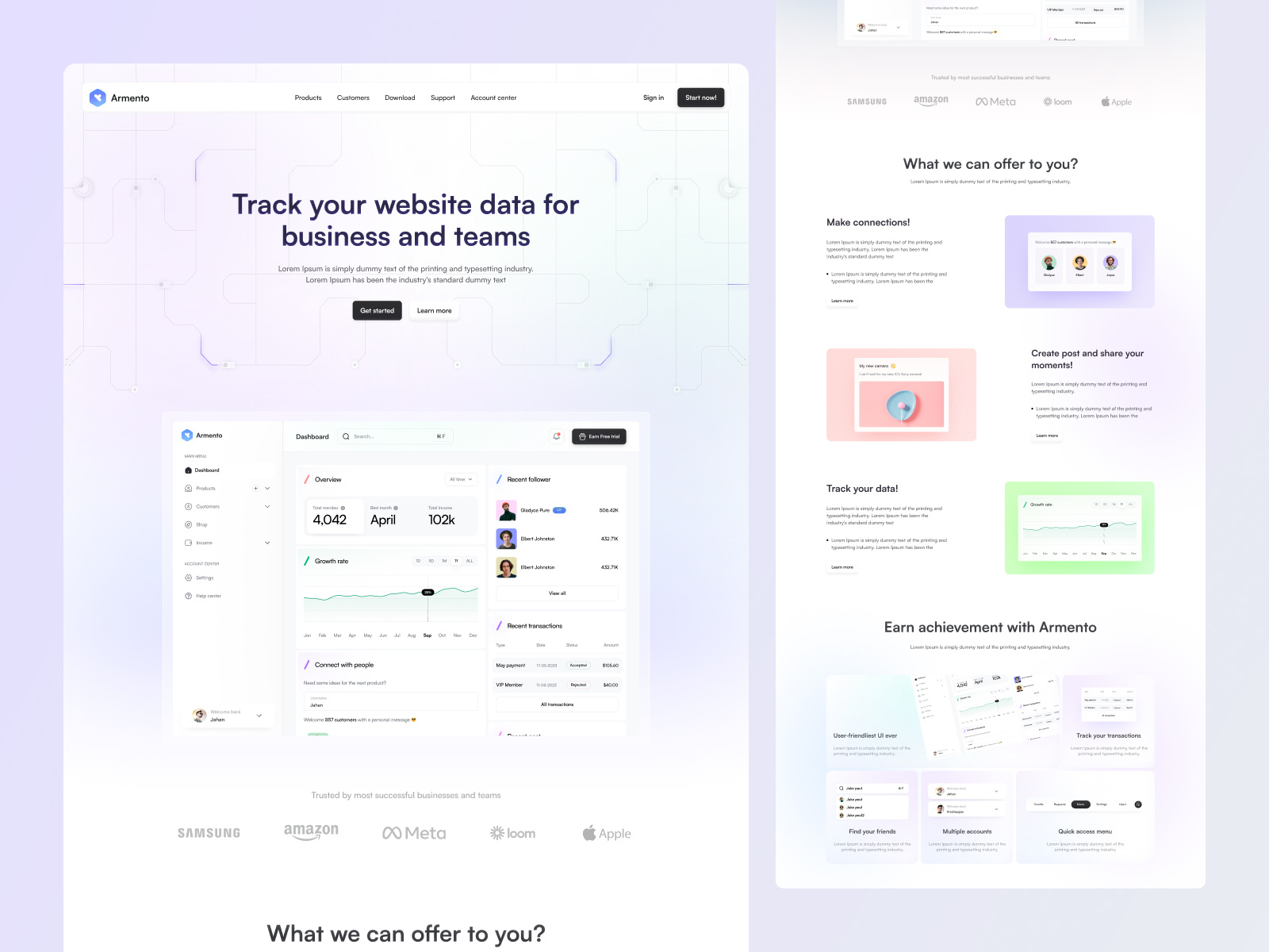 Browse thousands of Dashboard Navbar Header images for design ...