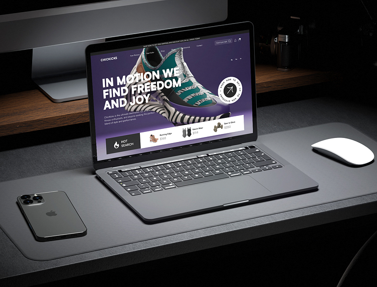 ChicKicks – Shoes E-Commerce Hero Section Figma Template by Ahmad S ...