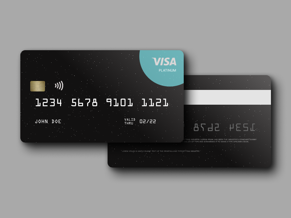 Credit Card Design by Anil Katwal on Dribbble