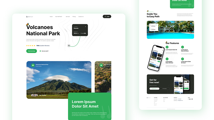 Tour Guide Website Design - Bento grid by Monfort N. Brian | 宁俊 on Dribbble