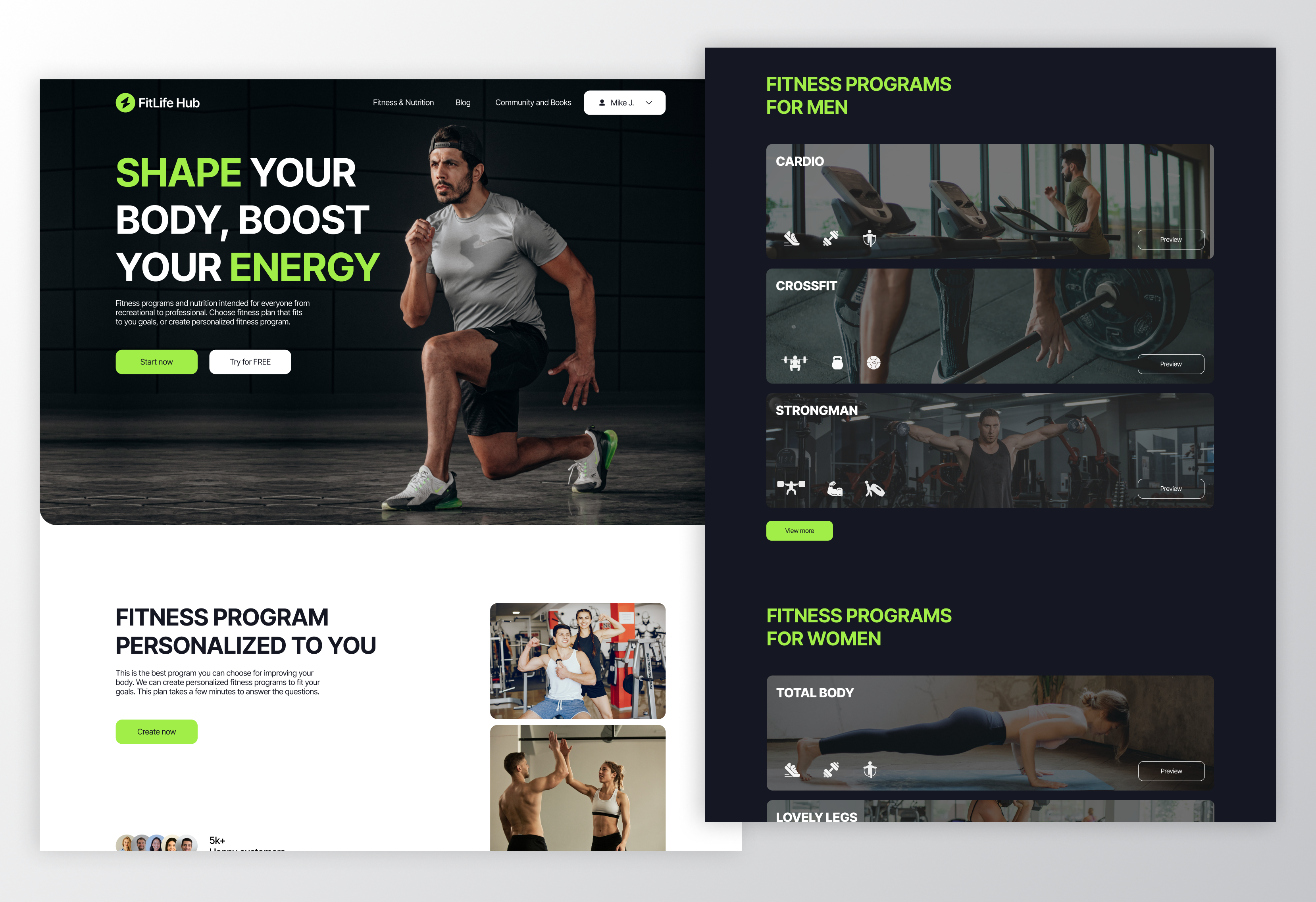 Fitness Program designs, themes, templates and downloadable graphic ...