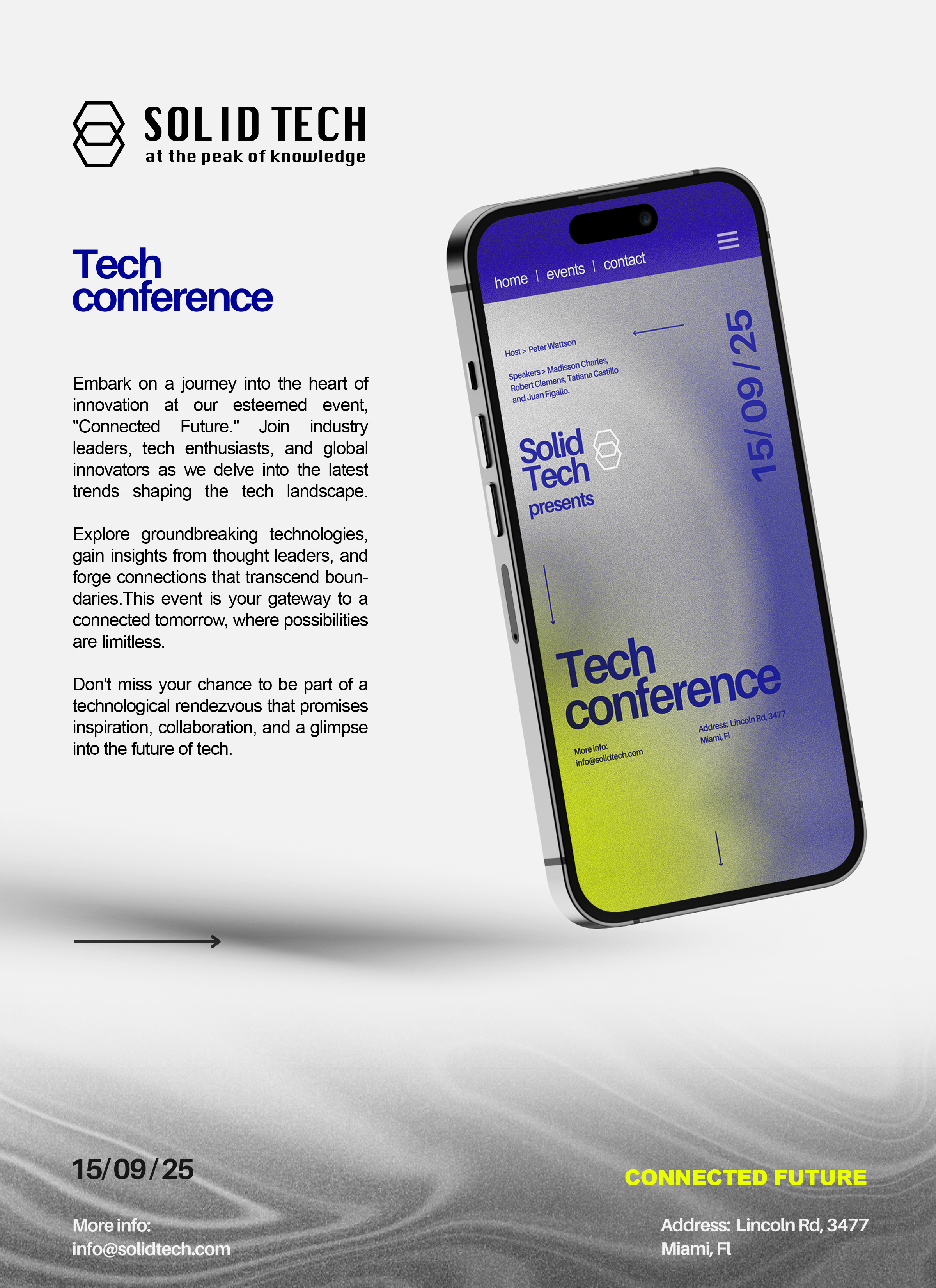 Solid Tech - Tech Conference*/ Event Design Development by Alejandro ...