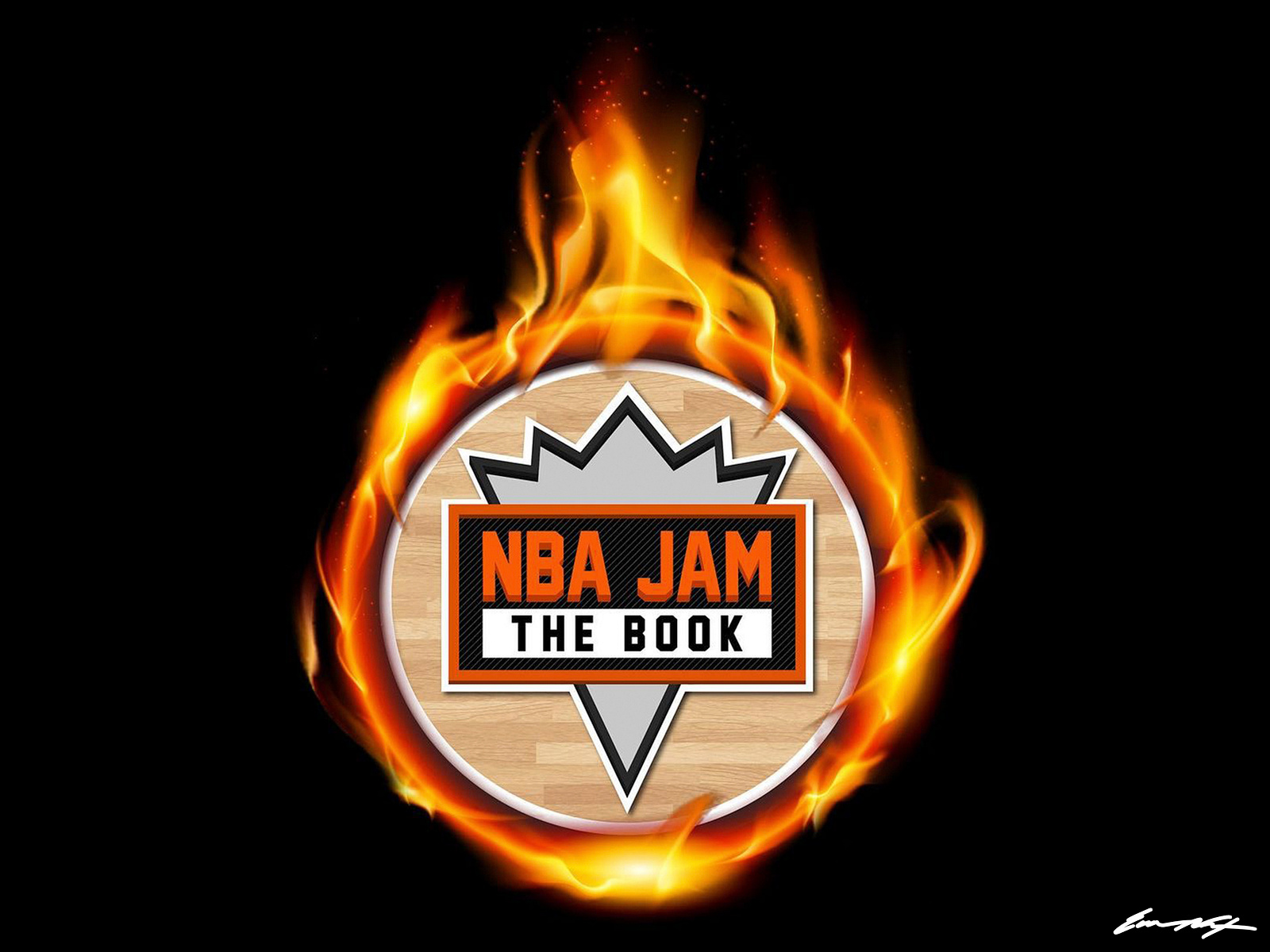 NBA Jam: The Book [social media logo treatment] by Evan Nixon on Dribbble