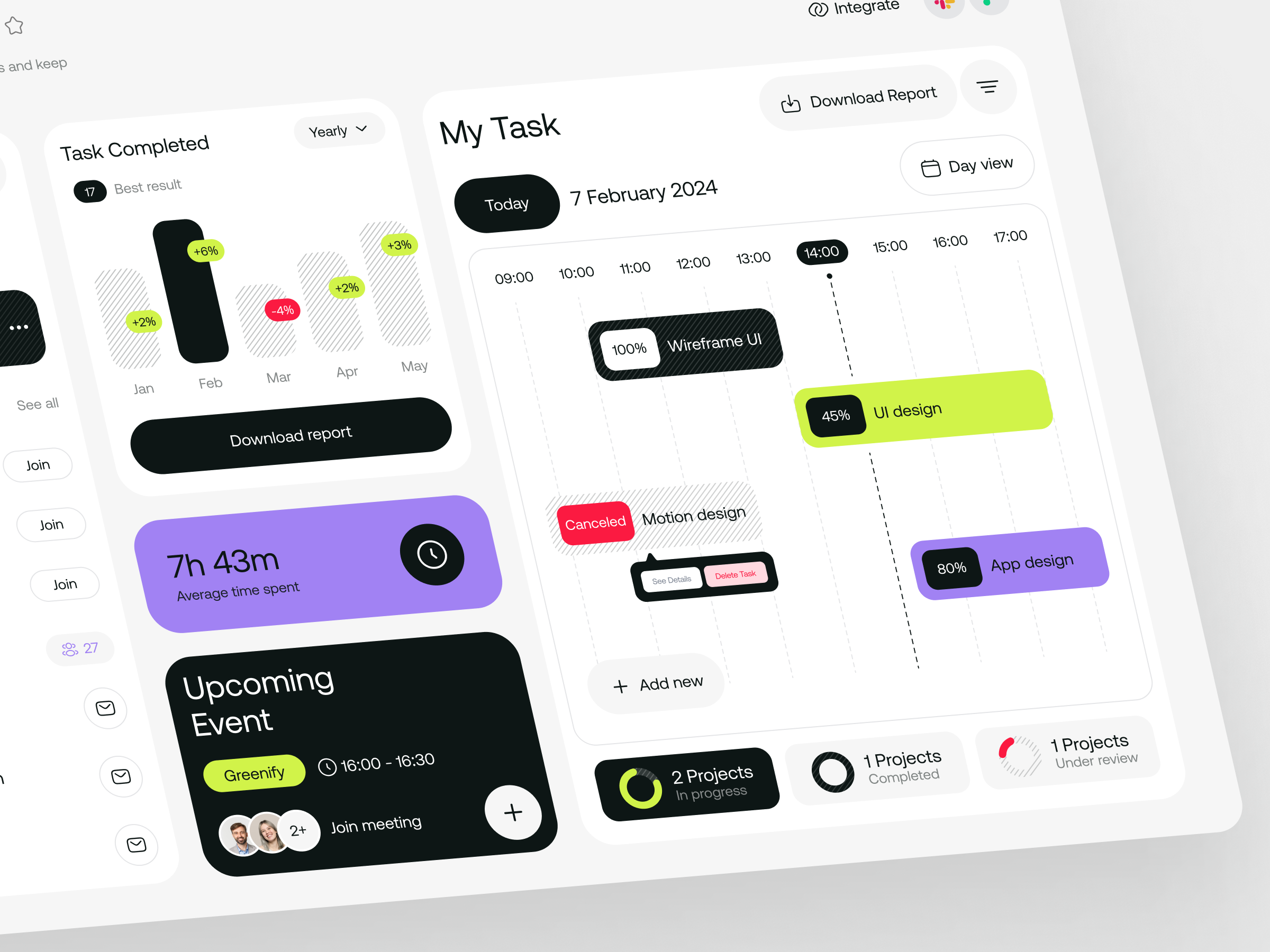 SquadHub - Team Management Dashboard by Ahmad Sulaiman for Plainthing Studio on Dribbble