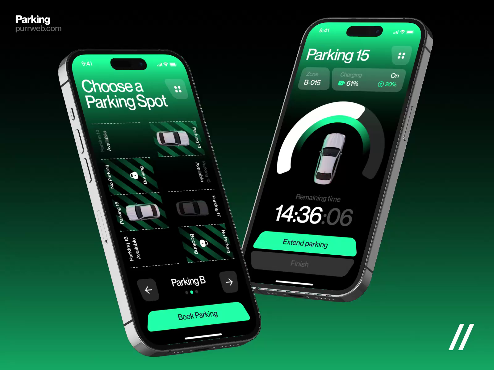 Parking Payment Mobile iOS App by Kristina Taskaeva on Dribbble