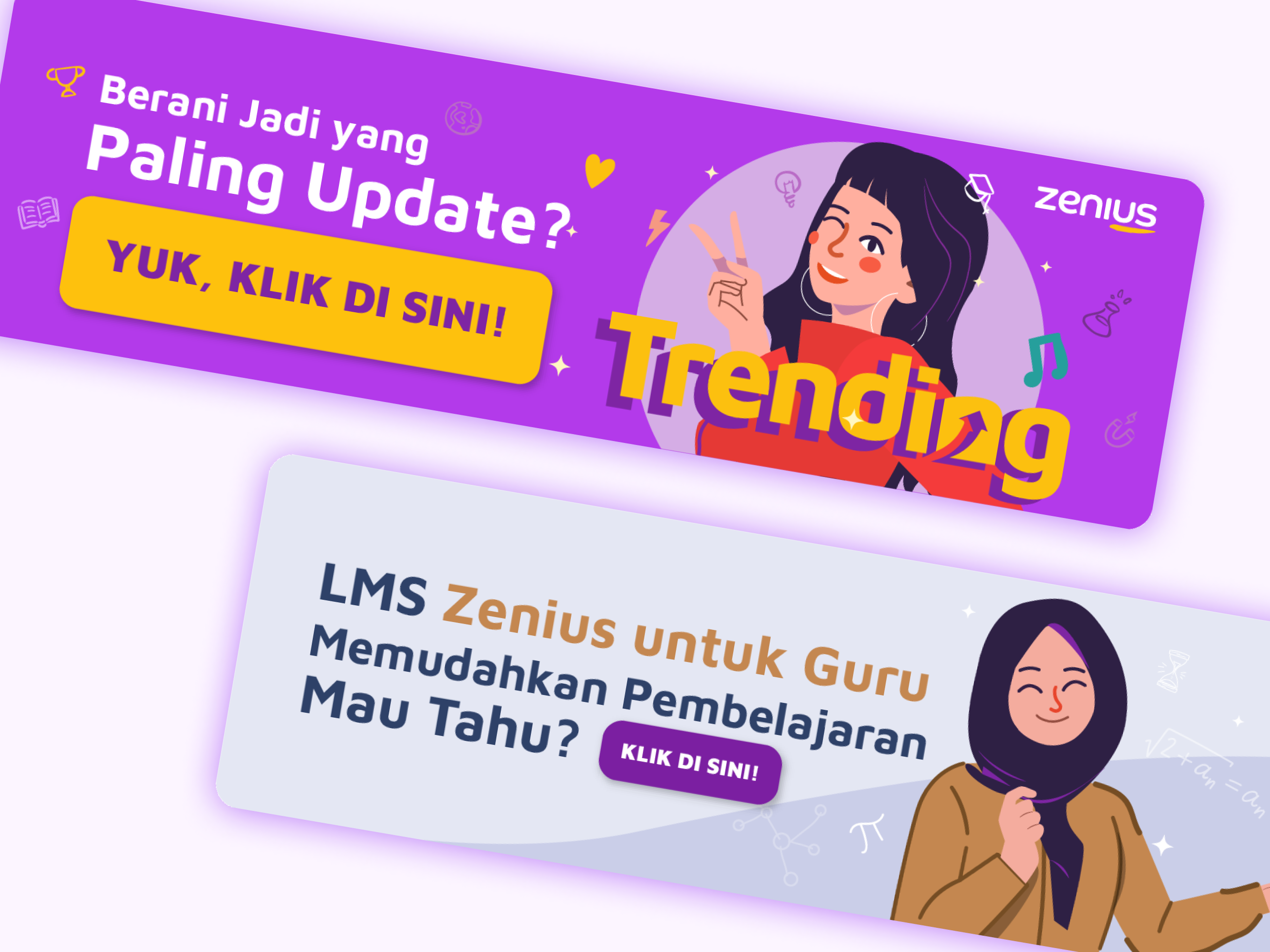 Zenius - Illustration Banner design by omae studio on Dribbble