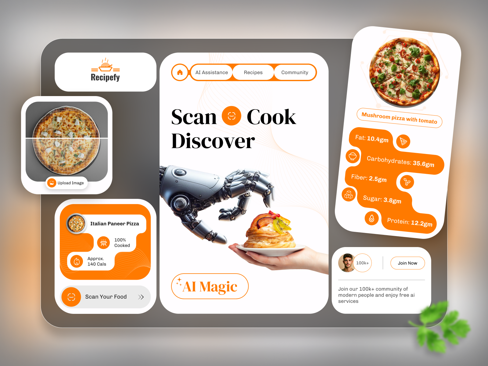 Recipefy - AI-Powered Kitchen Assistant by MQoS UI/UX for MultiQoS on ...