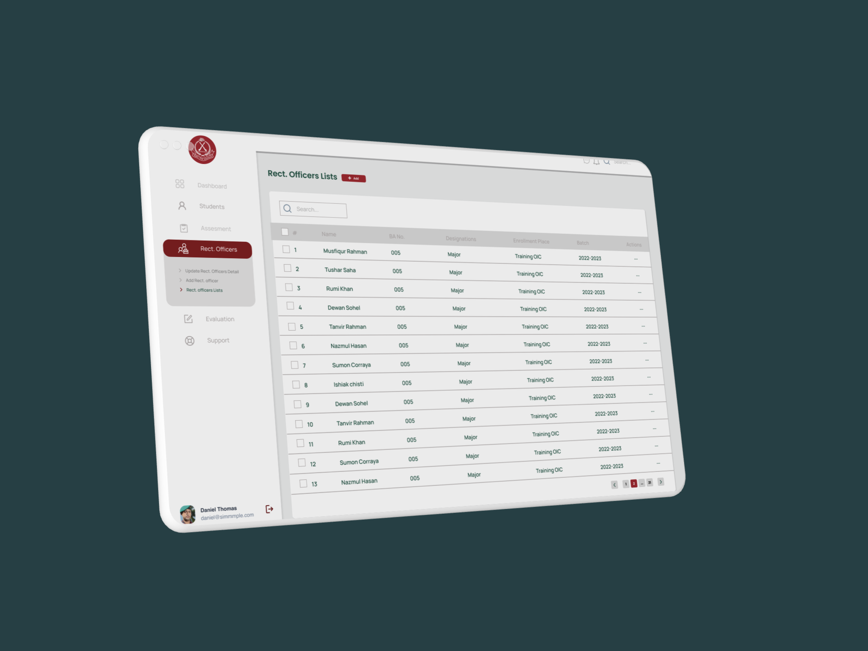 ARMY RECRUITMENT ASSEMENT UI DESIGN by Musfiqur Rahman on Dribbble
