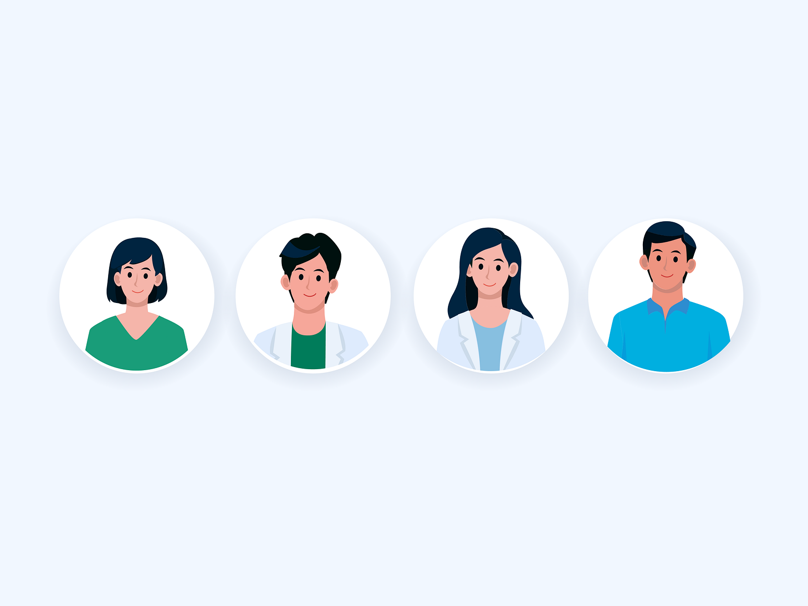 Klikdokter - UX Illustration Character by omae studio on Dribbble