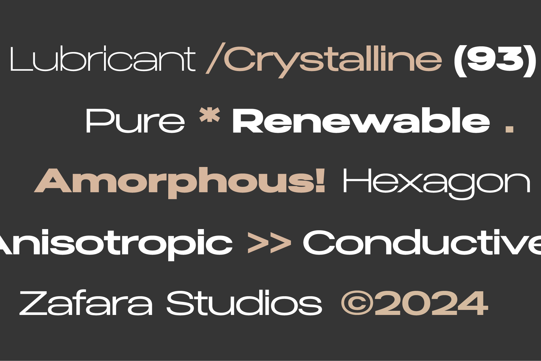 Graphite - Wide Sans Serif Family by Zafara Studios on Dribbble