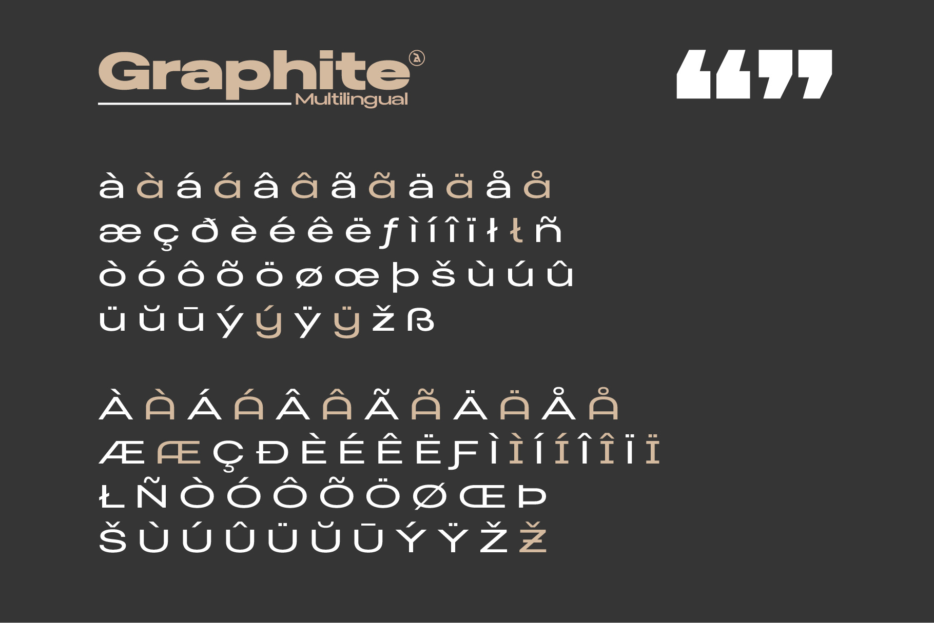 Graphite - Wide Sans Serif Family by Zafara Studios on Dribbble