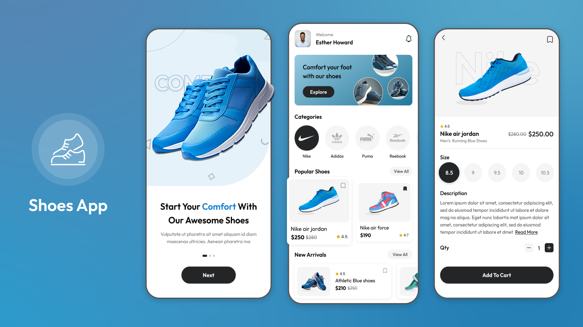 Shoes App Design by Rajesh Mandaviya on Dribbble
