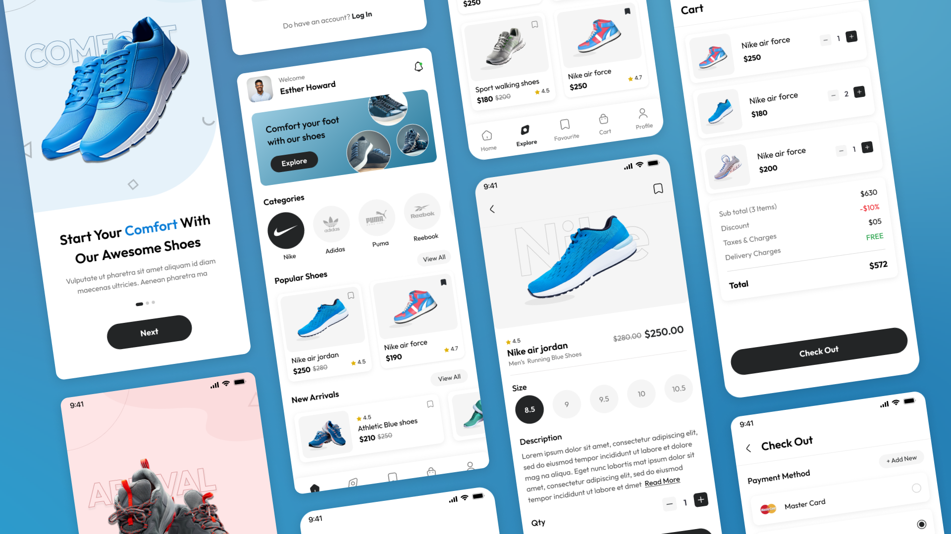 Shoes App Design by Rajesh Mandaviya on Dribbble