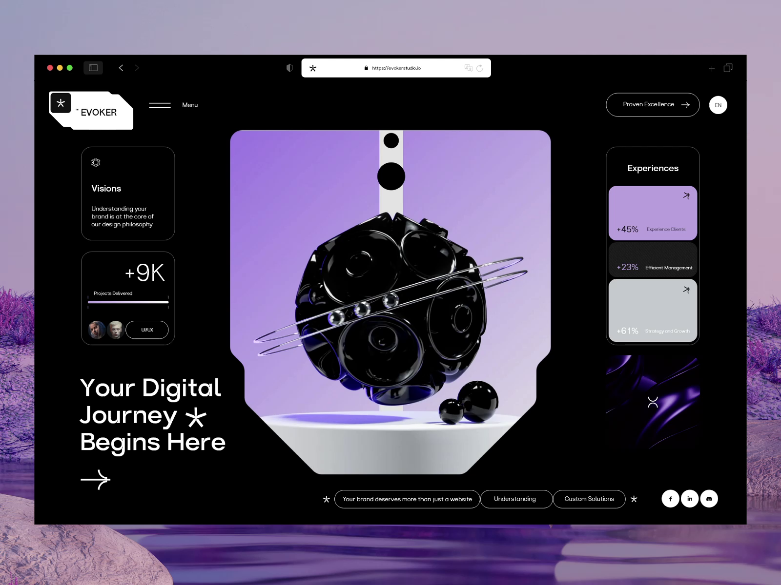 Evoker Website UI /UX by Mariusz Mitkow on Dribbble