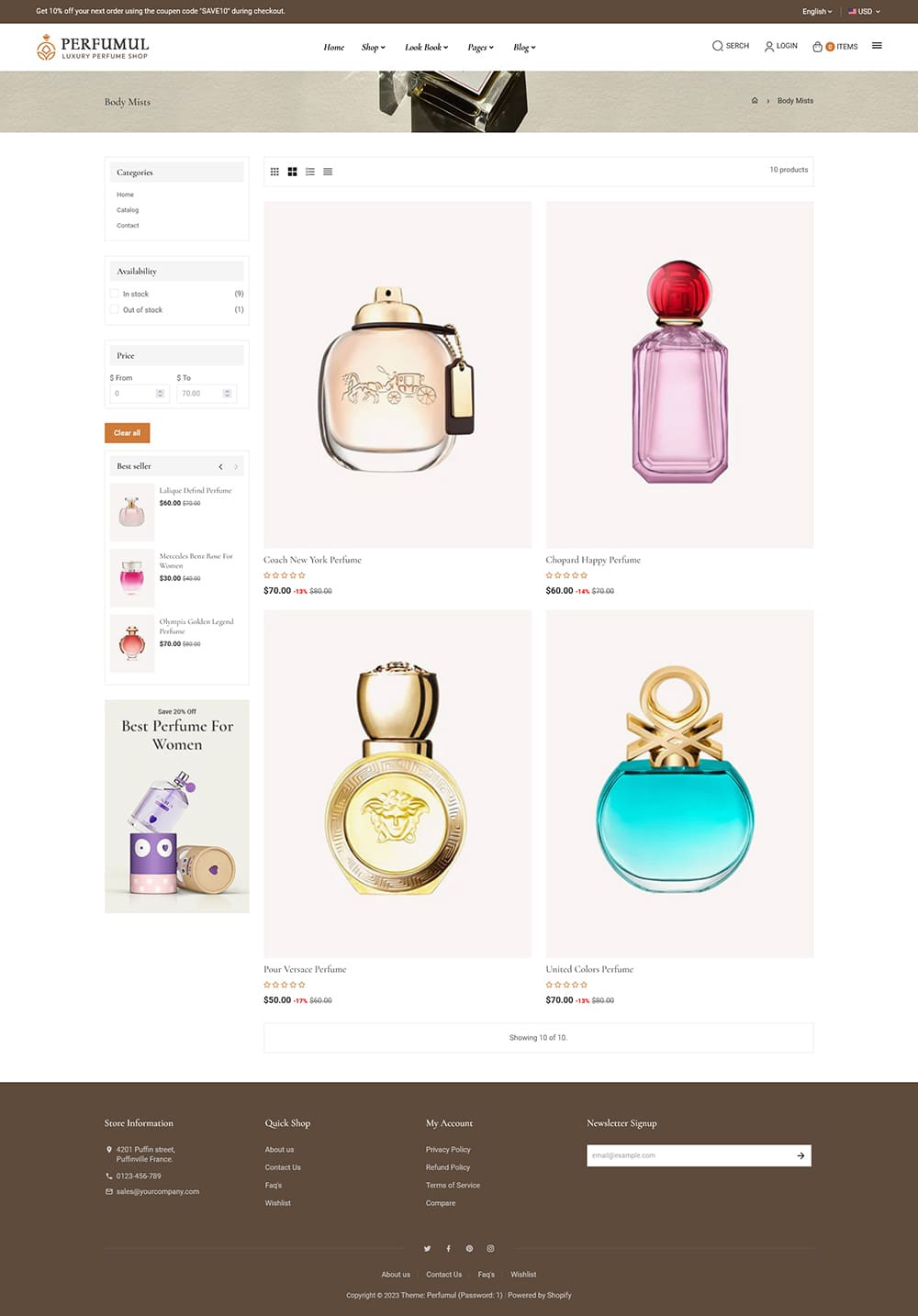 Perfumul – Luxury Perfumes & Cosmetics Stores – eCommerce by ...