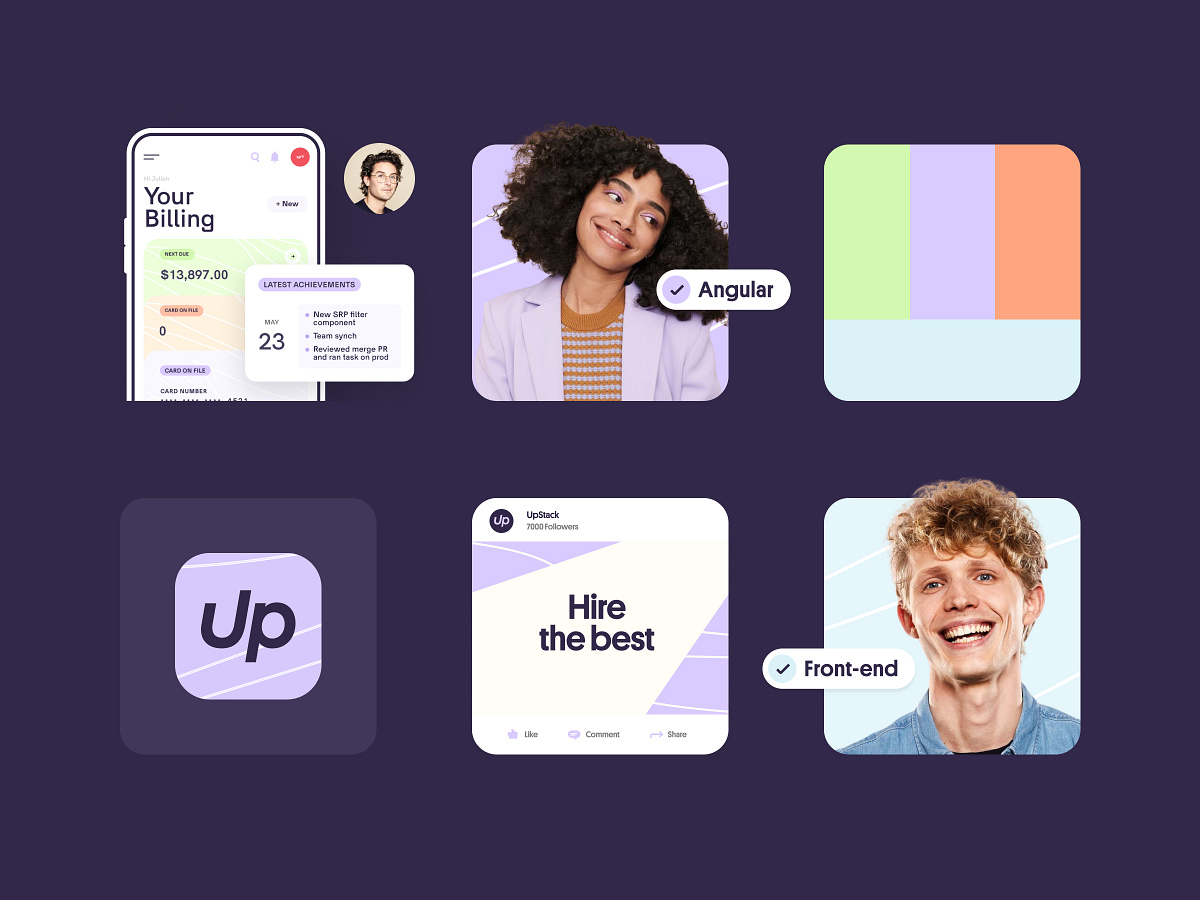 SaaS Freelance Platform Design System by Julien Renvoye for Voila on ...