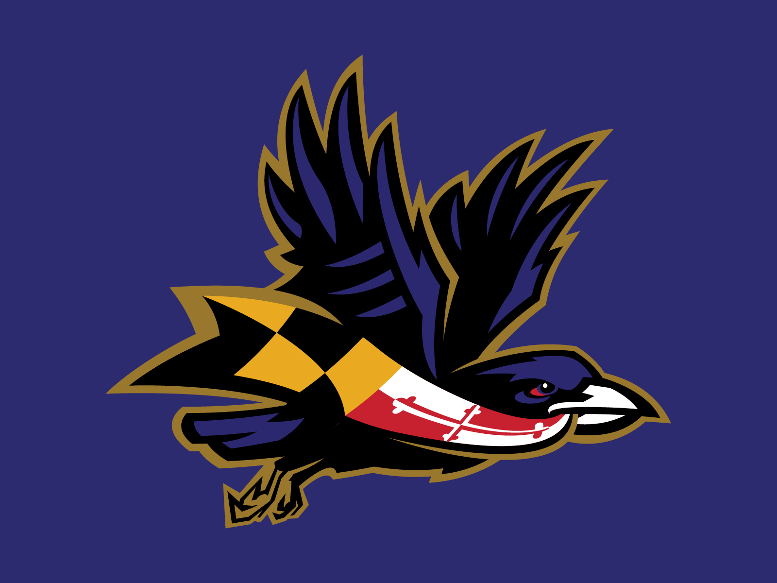 Sean's NFL - Ravens Concept Logo by Sean McCarthy on Dribbble