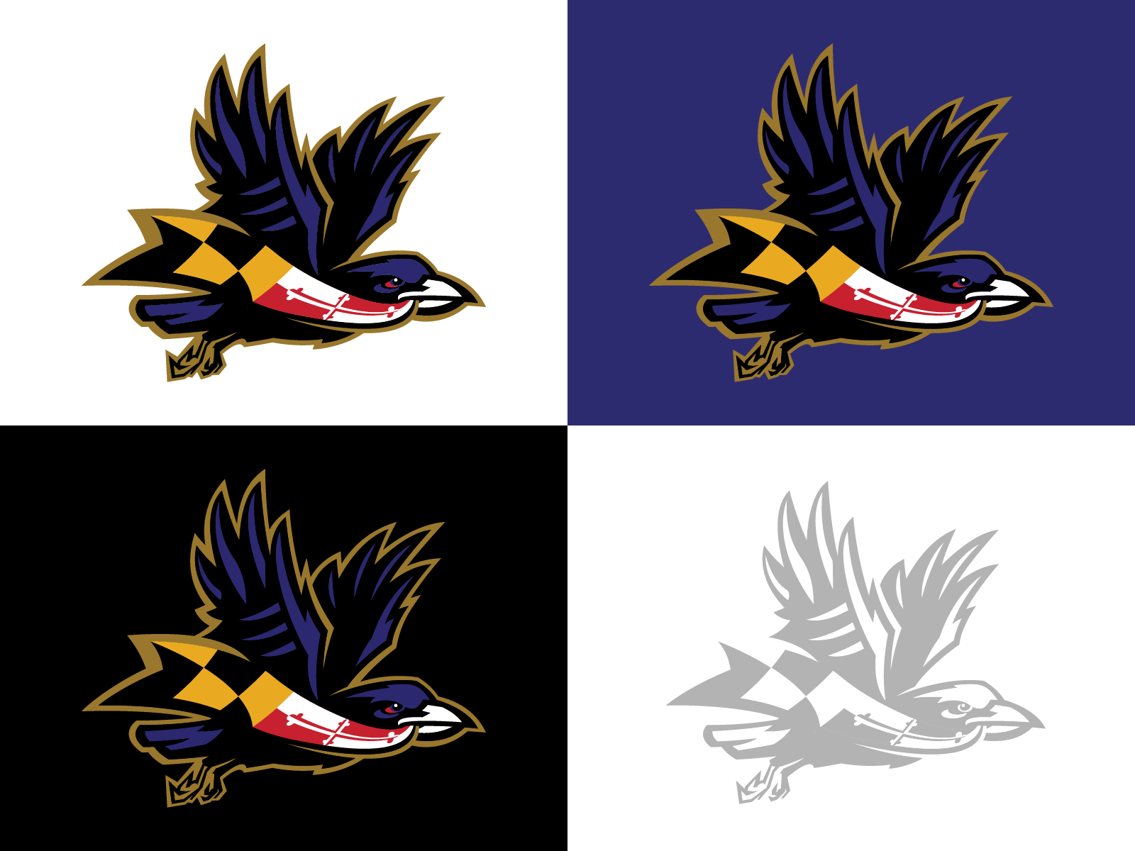 Sean's NFL - Ravens Concept Logo by Sean McCarthy on Dribbble