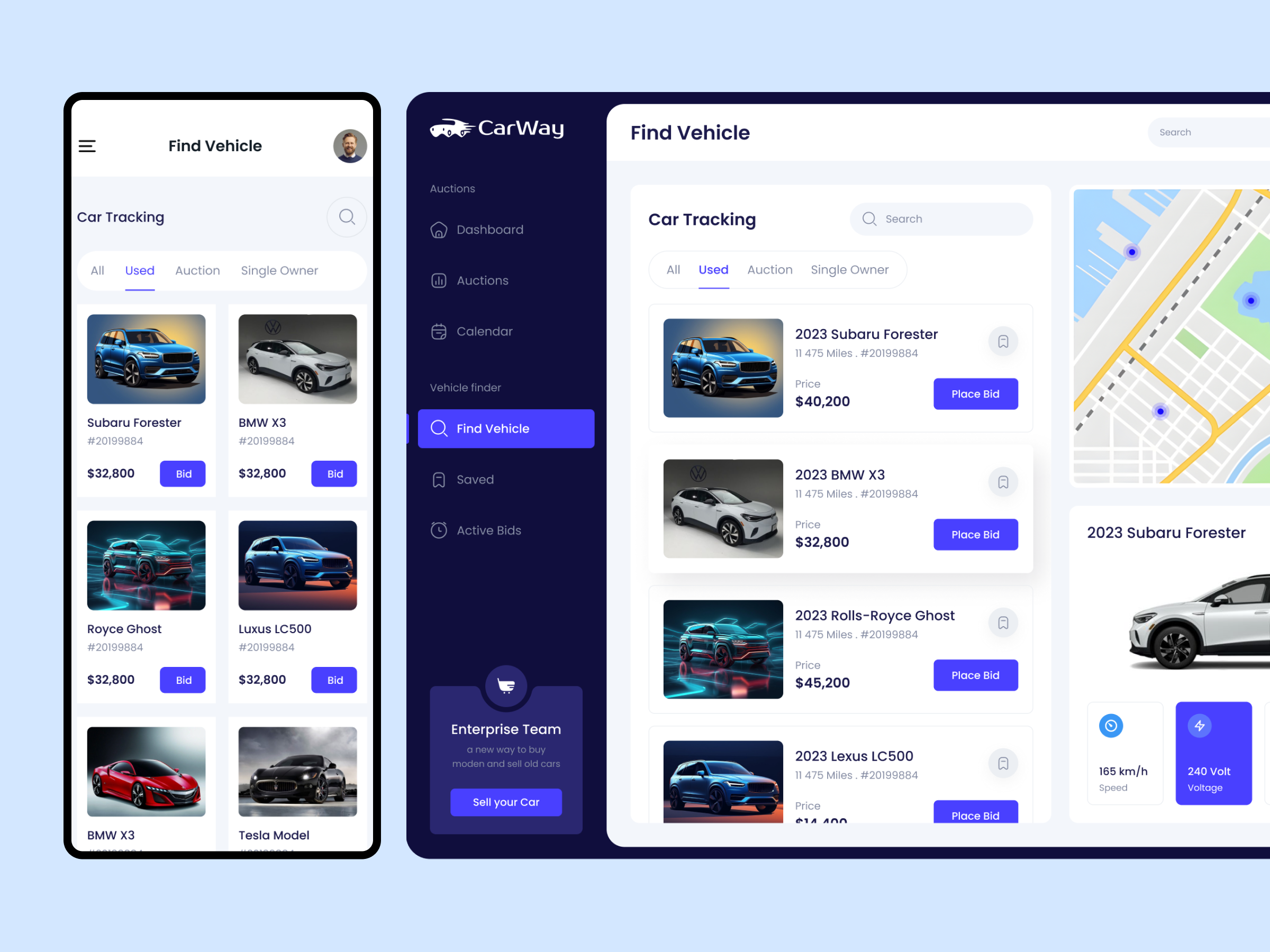 Car Dealership Dashboard by Yeasin Islam on Dribbble