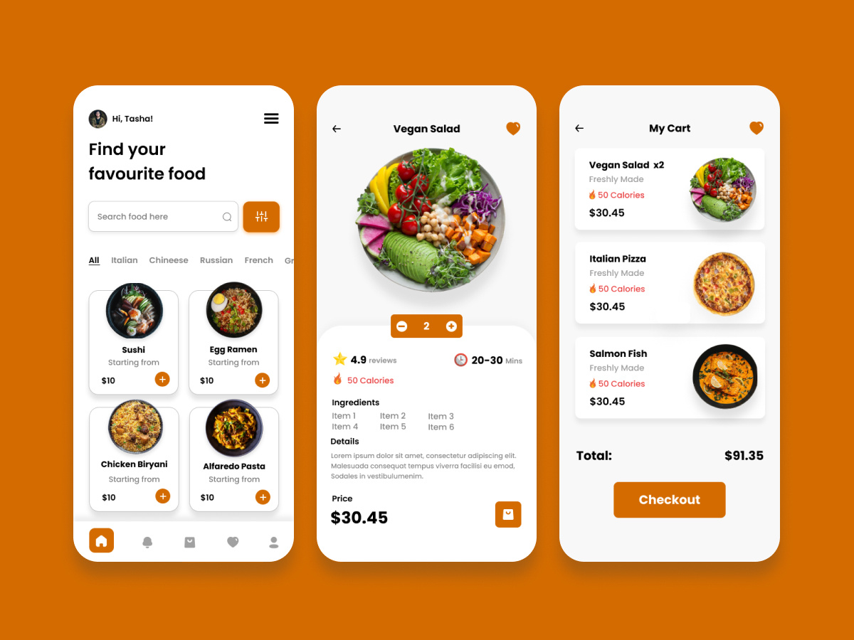 Food Delivery App By Thrilling Tech On Dribbble 