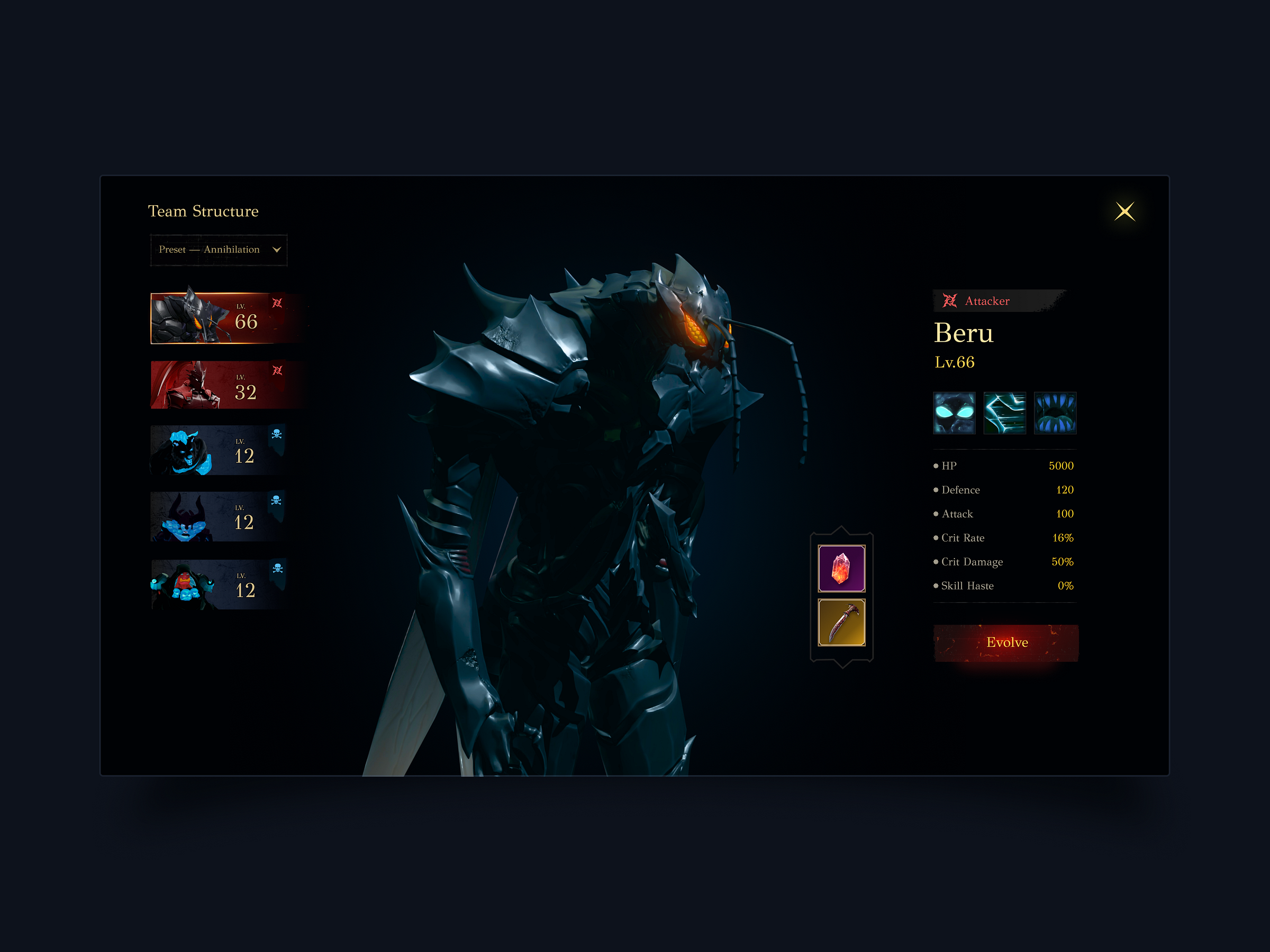 SOLO LEVELING Team Interface Game UI by Kari Socol⚡ on Dribbble