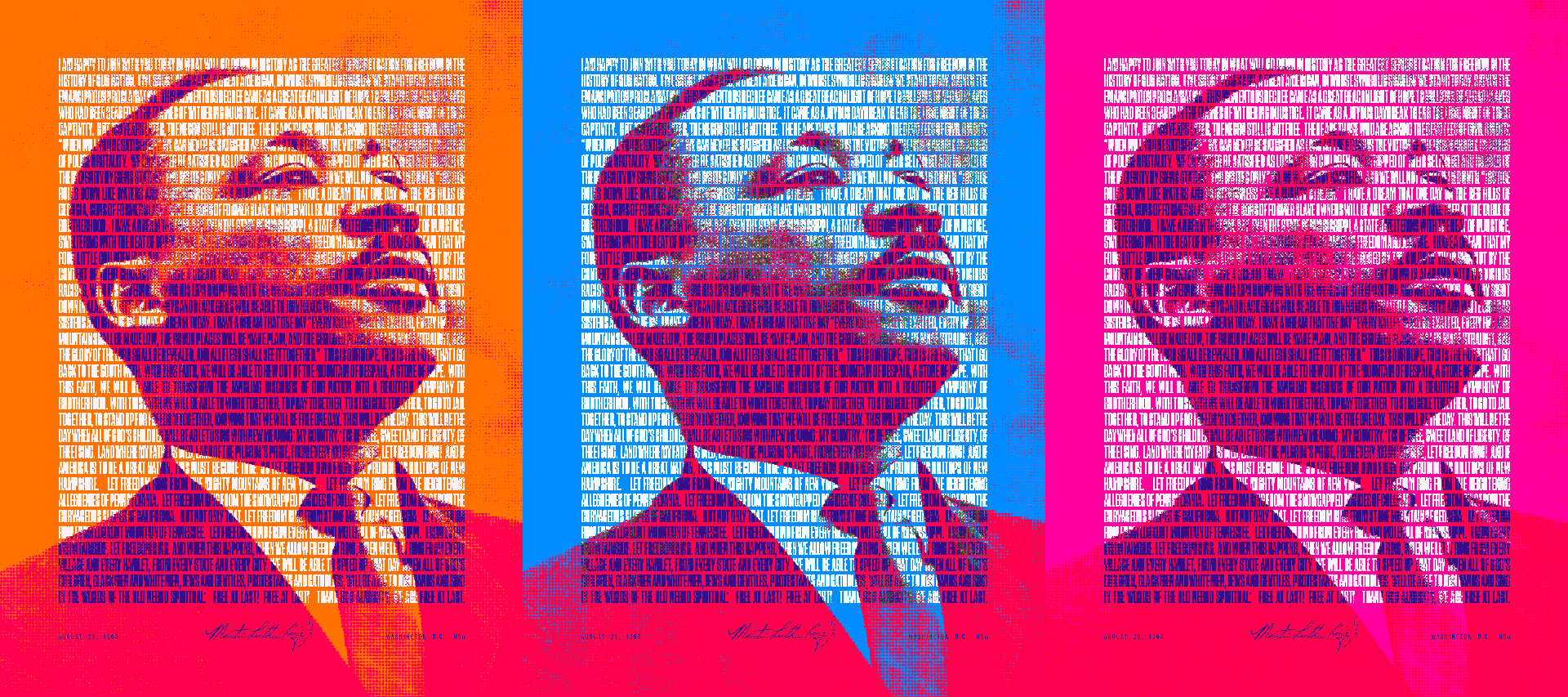 2024 MLK "I have a dream" Speech Poster Refresh by Rob Hutti on Dribbble