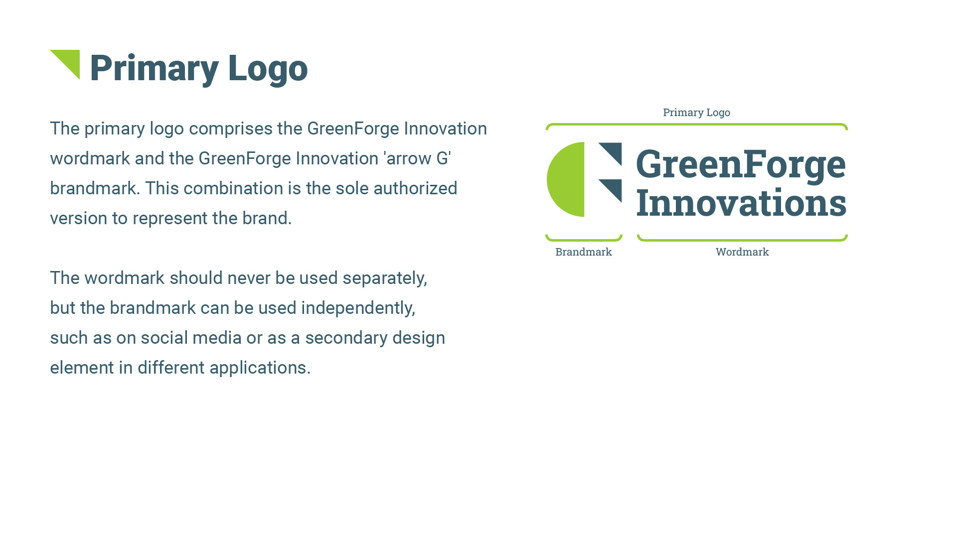 GreenForge Innovations - Logo and Brand Guidelines by Fahmi Daniyal on Dribbble