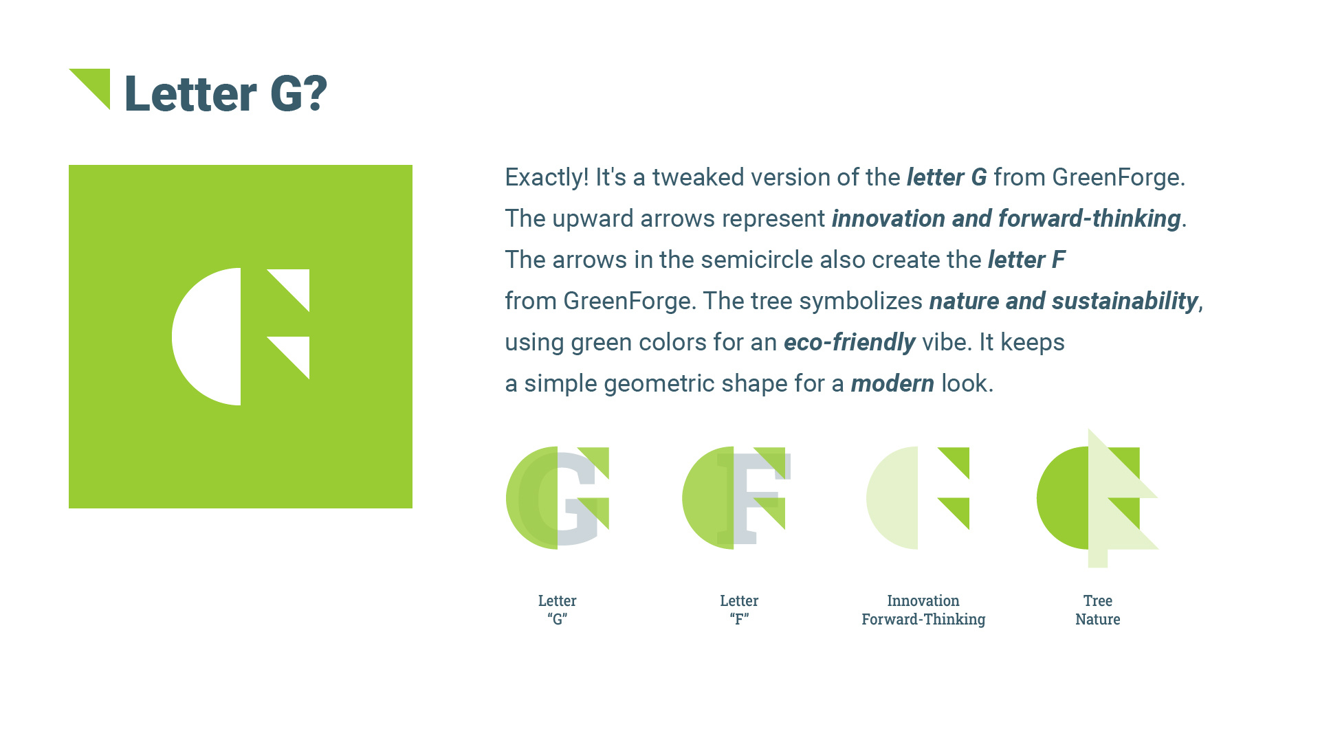 GreenForge Innovations - Logo and Brand Guidelines by Fahmi Daniyal on Dribbble