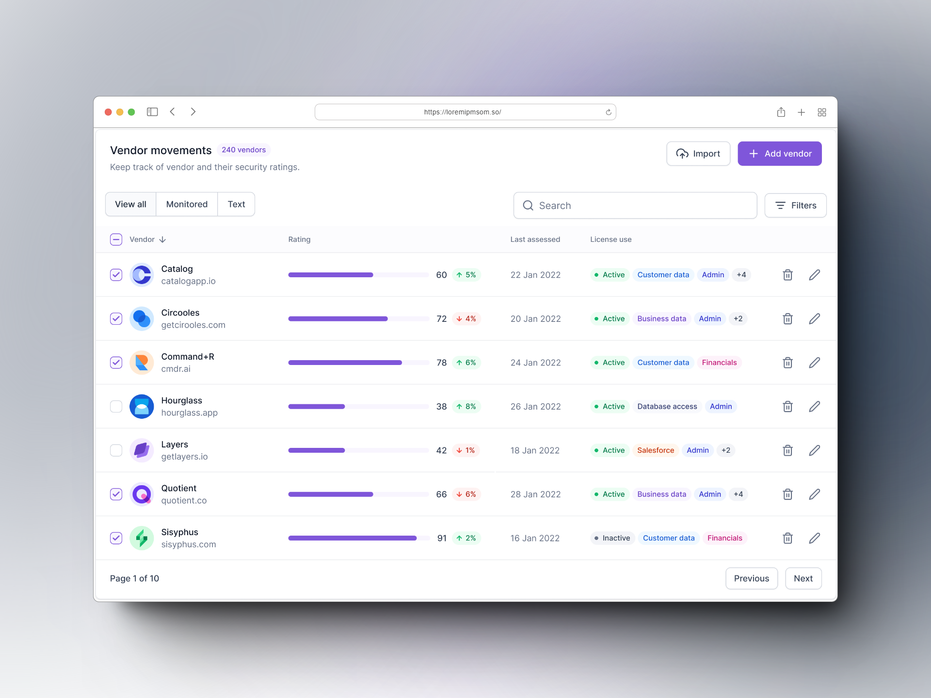 Browse thousands of Tracking Table images for design inspiration | Dribbble