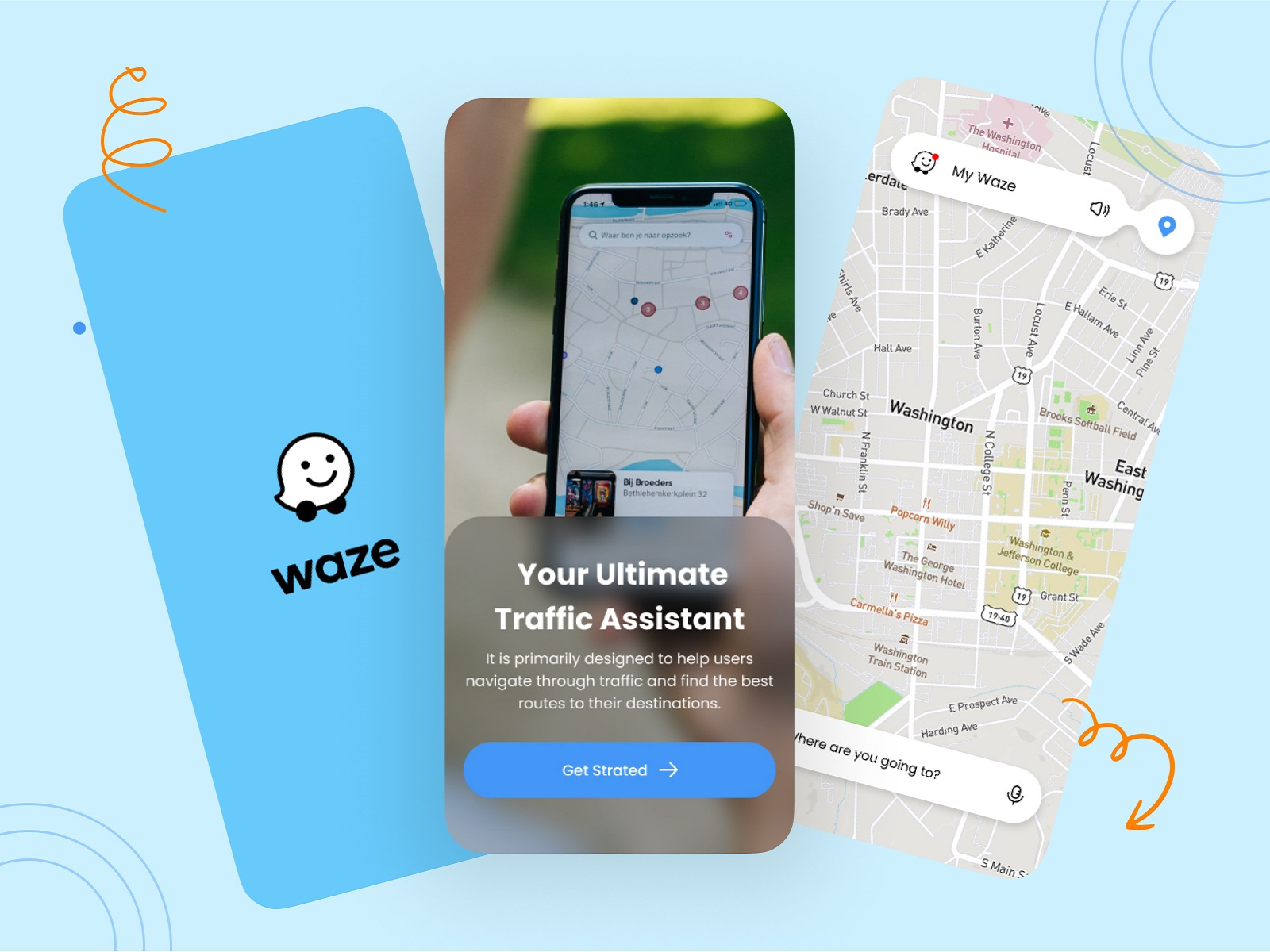Waze App Redesign Concept by IndyLogix Solutions on Dribbble