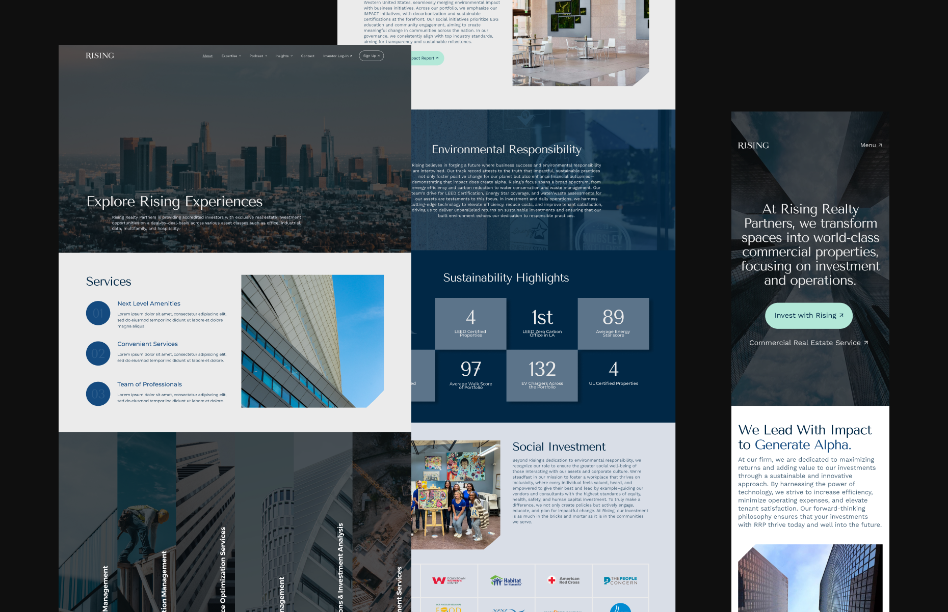Rising Homepage Scroll Animation by Wanted for Nothing on Dribbble