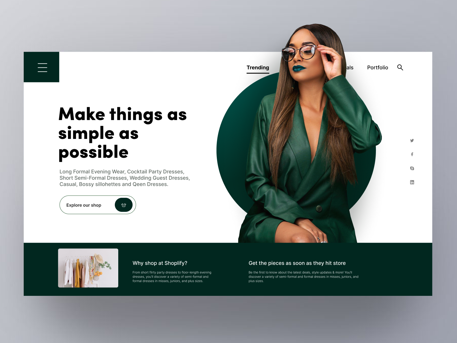 Yes, As simple as possible. by Amisi Kevin on Dribbble