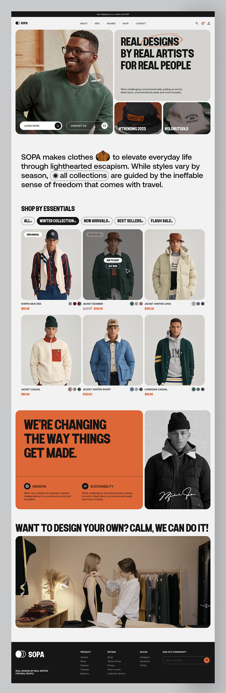 🛍️ Shop in Style: Animated E-commerce Landing Page by Shahriar Alam Pial on Dribbble