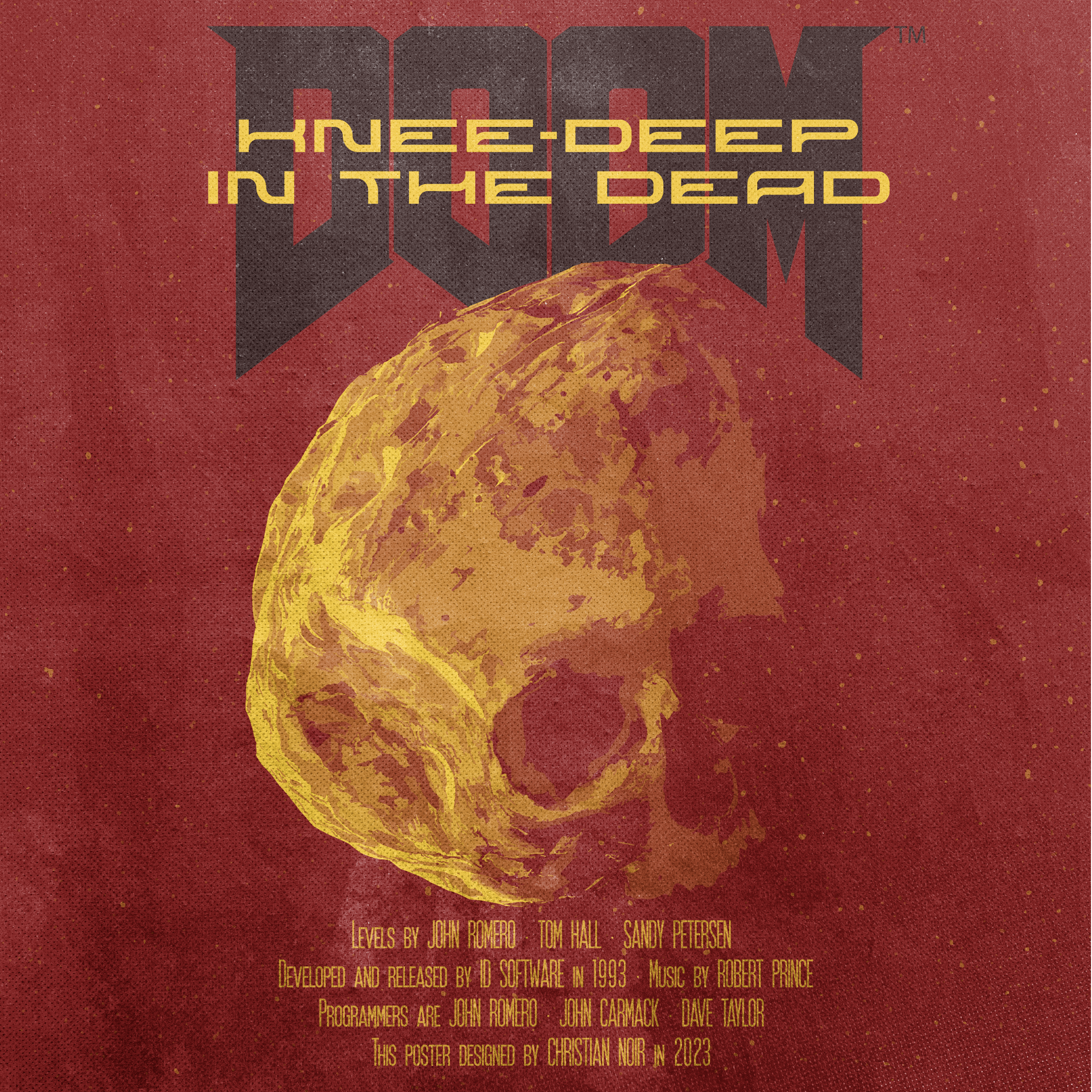 Original DOOM Fan Art Posters by Christian Noir on Dribbble