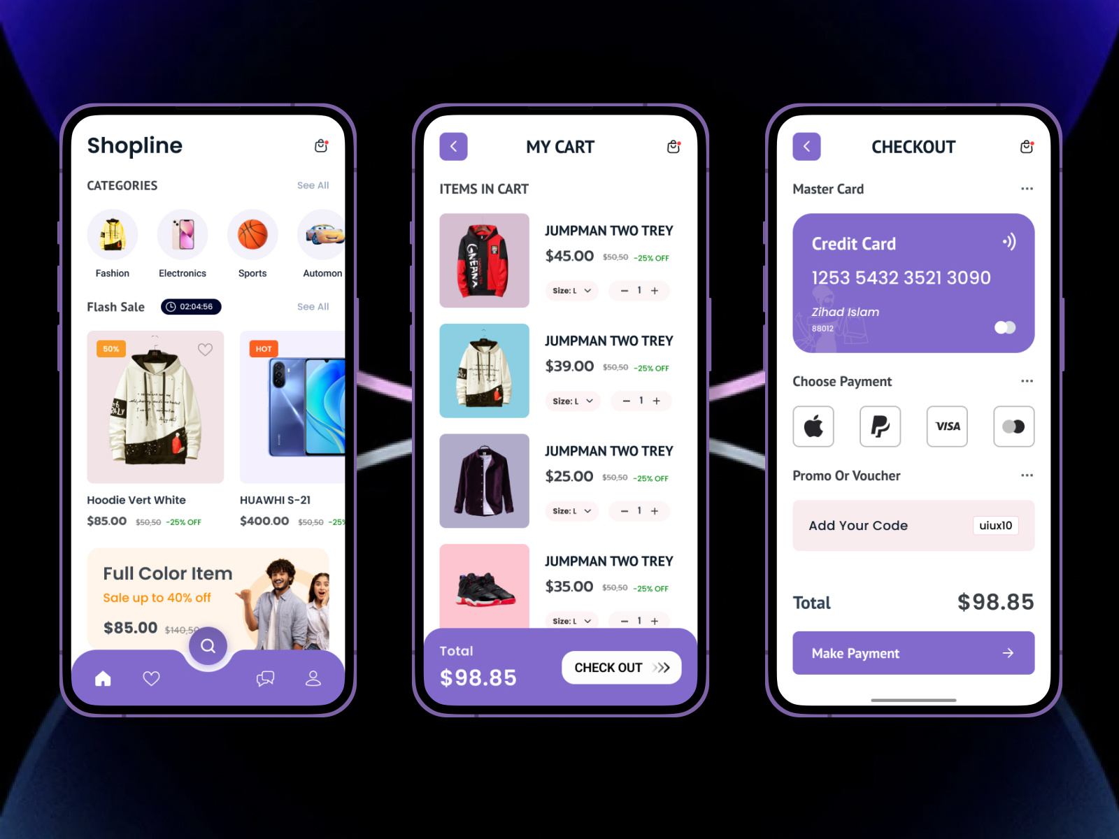 E-commerce mobile app UI design by MD Jehad UI UX on Dribbble