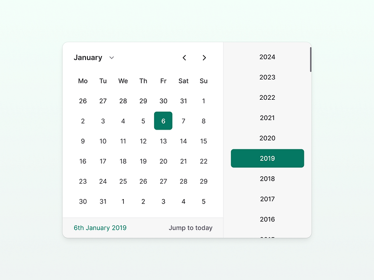 Datepicker Work By Alexandru Lazar On Dribbble