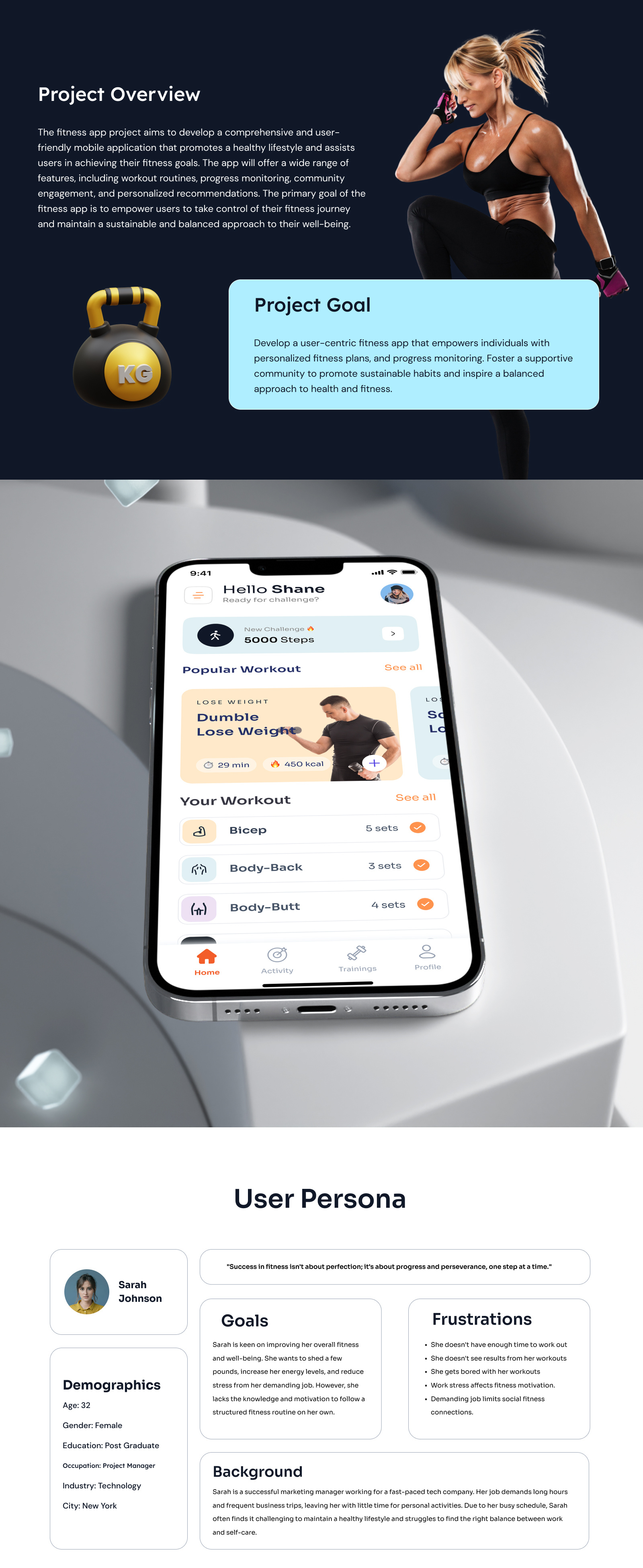Fitness Exercise Mobile App UI Design by Opedia Studio on Dribbble