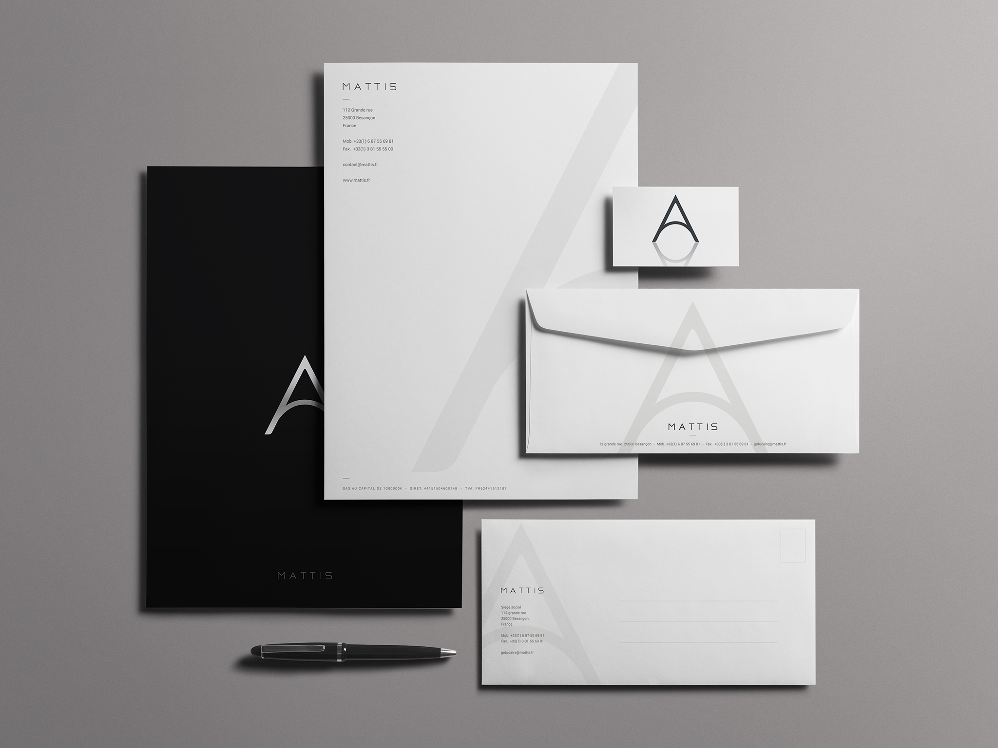 Mattis visual identity by Nicolas ILINSKI on Dribbble