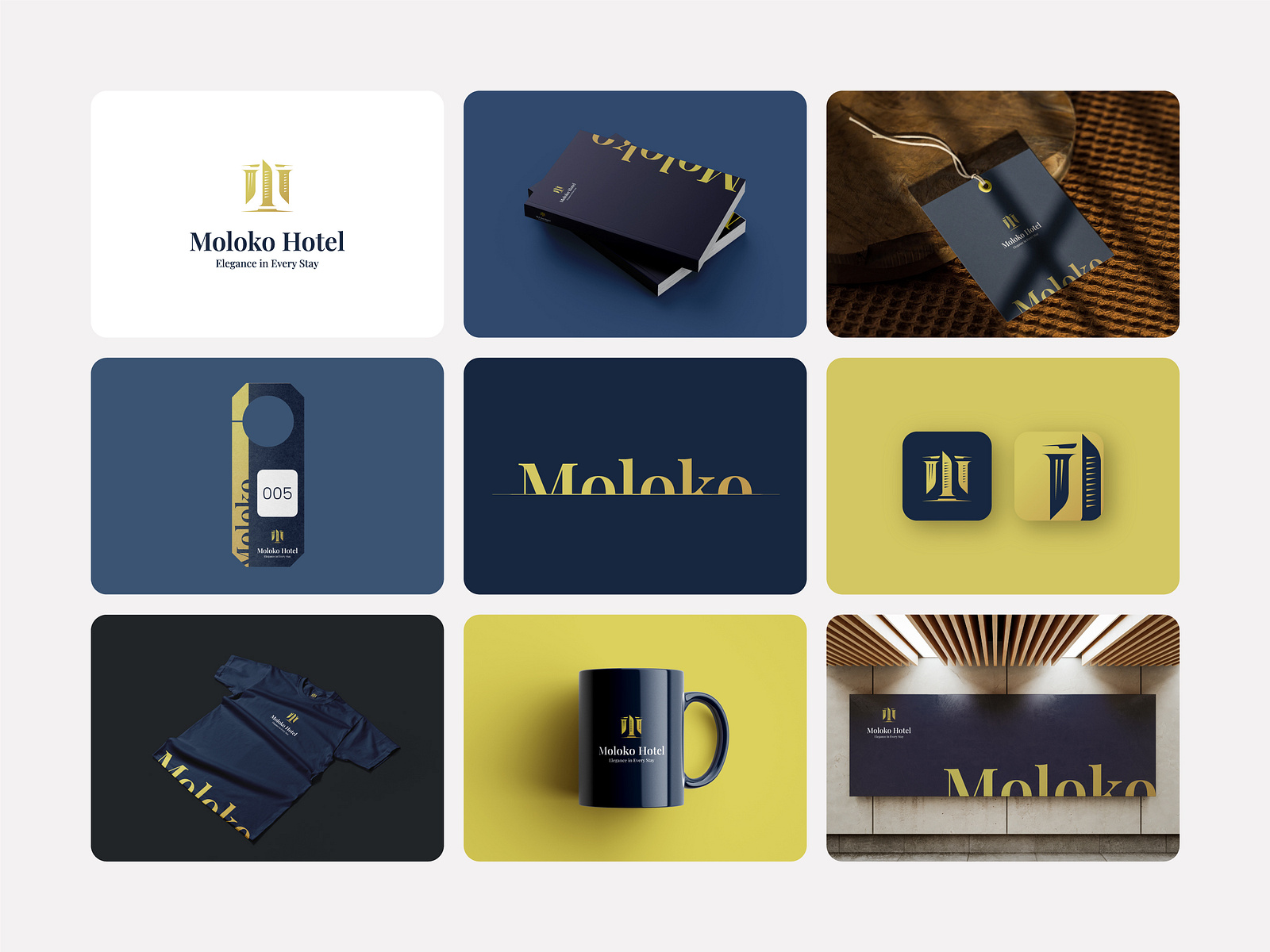 Logo Design Moloko Hotel by cidcud graphic on Dribbble