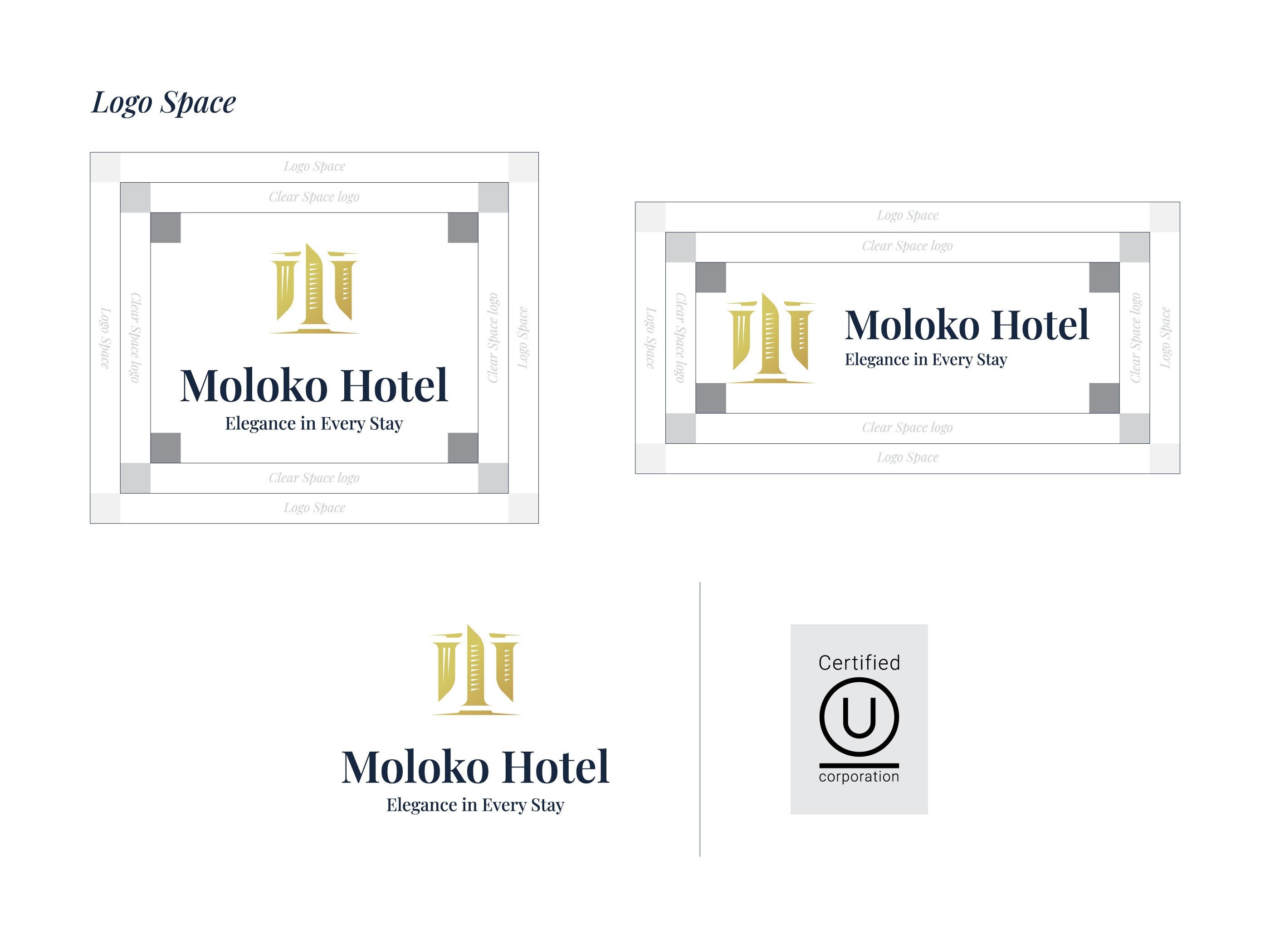 Logo Design Moloko Hotel by cidcud graphic on Dribbble