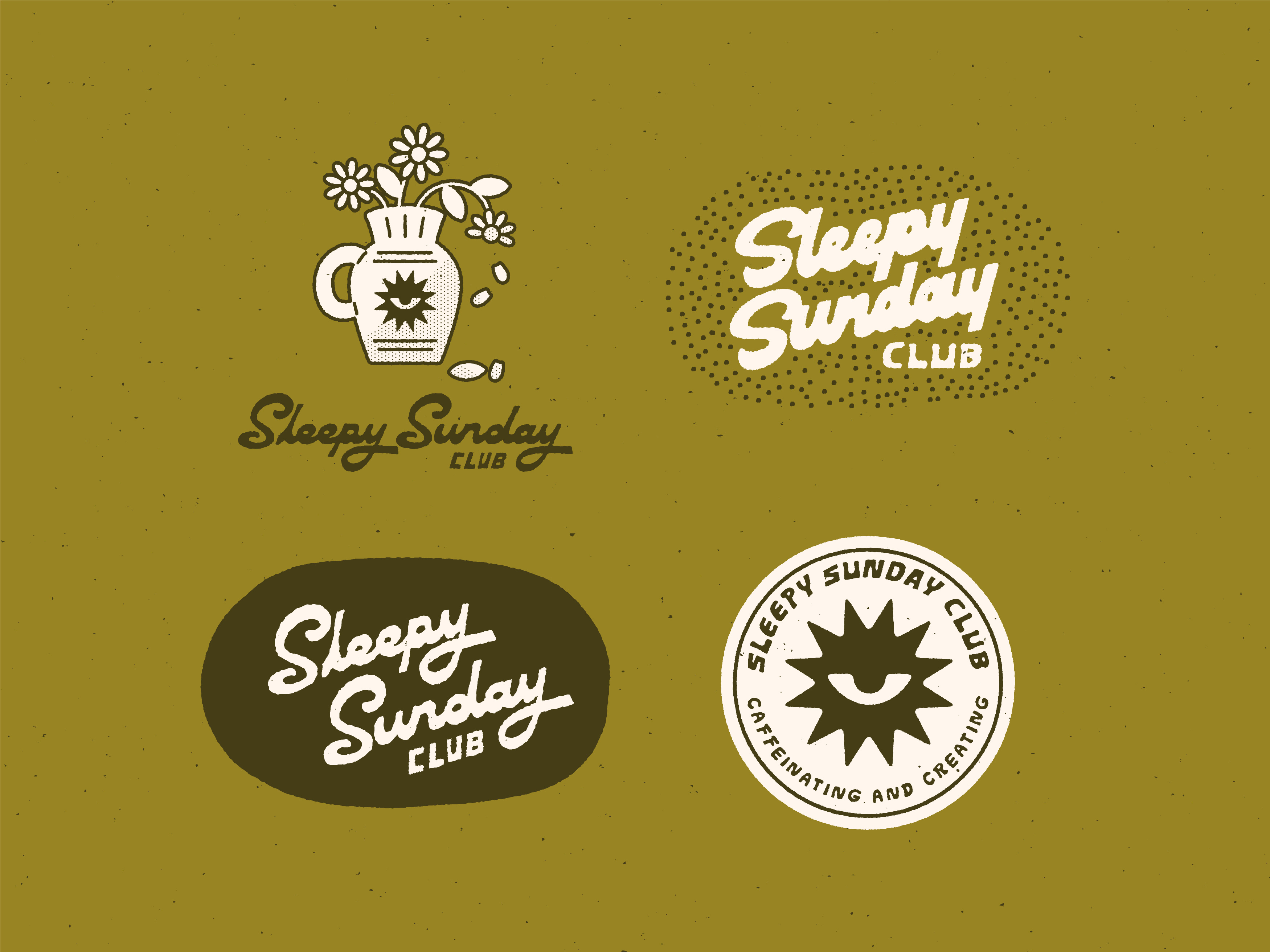 Sleepy Sunday Club by Cam O'Brien on Dribbble