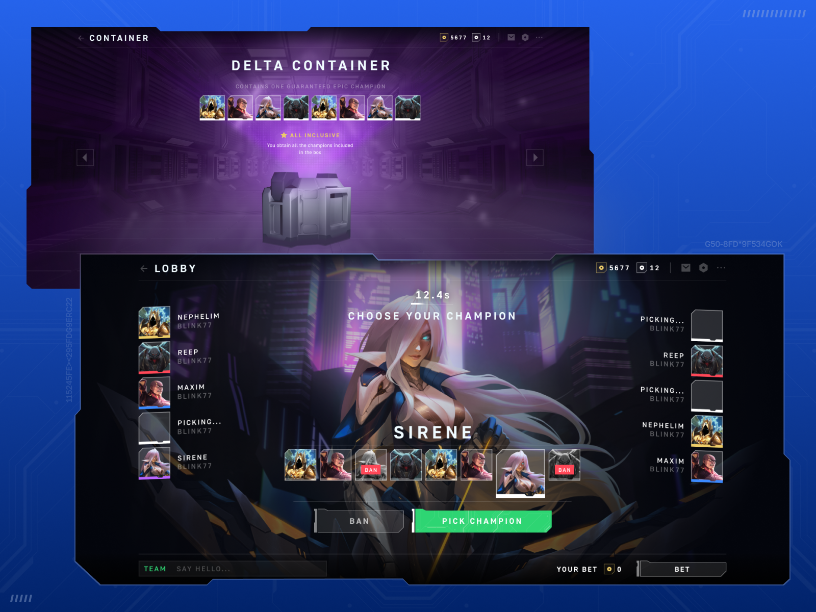 Cyborg League - Case Opening & Lobby by Sok Studio on Dribbble