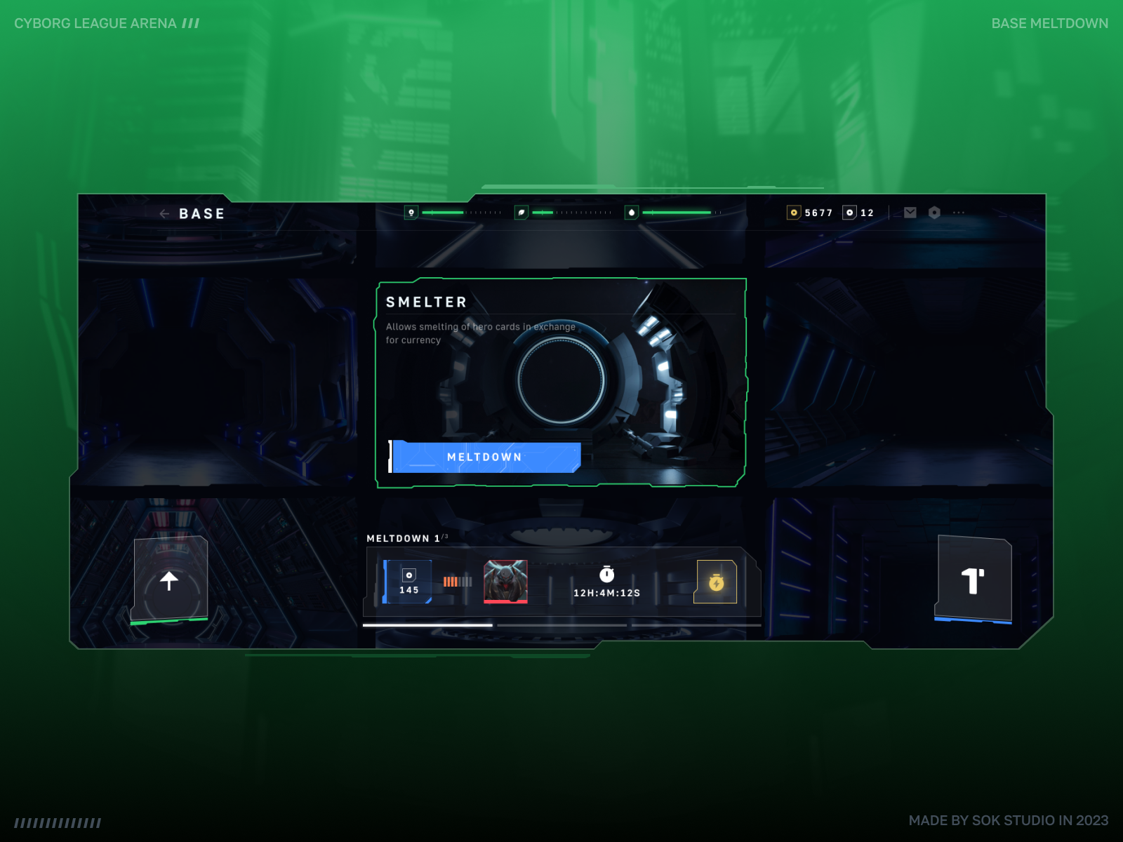 Cyborg League - Base Meltdown by Sok Studio on Dribbble