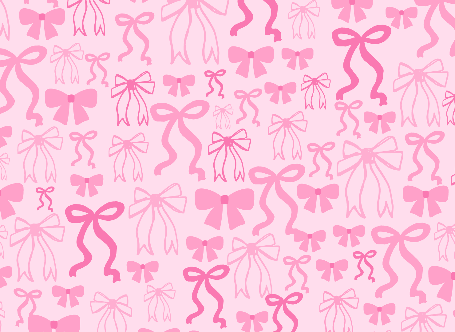 Pink Bow Coquette Vibes by Emily Katherine Creative on Dribbble