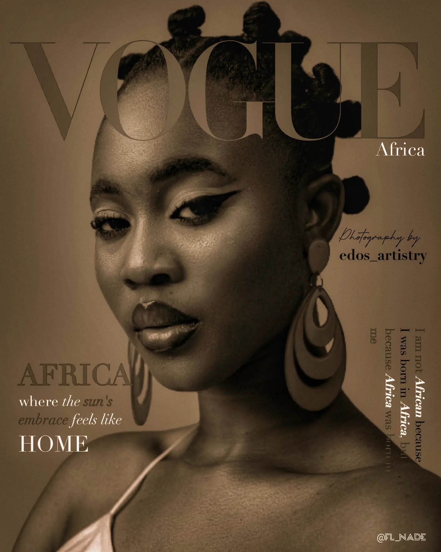 Vogue Magazine Cover Design by Raymond Ndupu on Dribbble