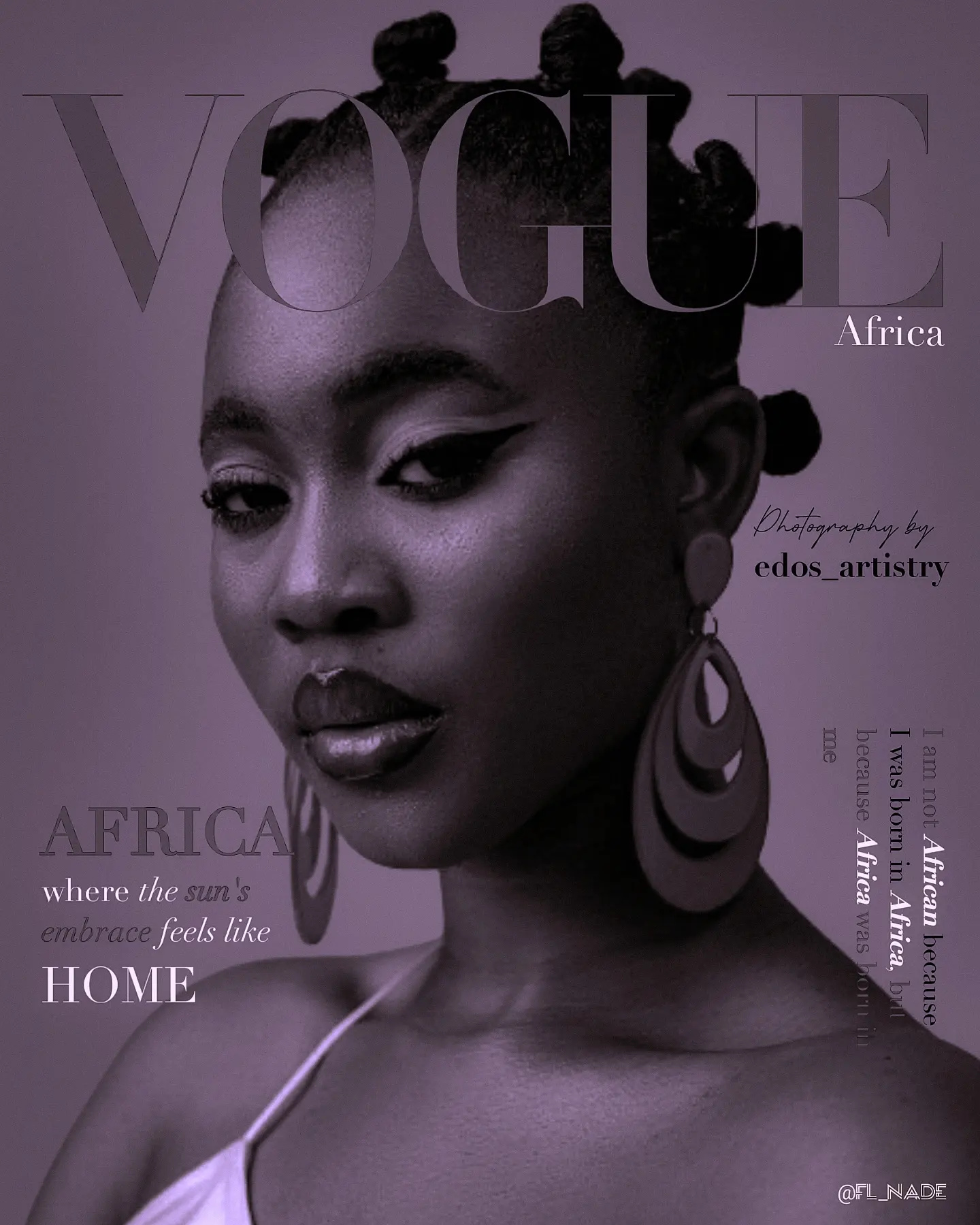 Vogue Magazine Cover Design by Raymond Ndupu on Dribbble