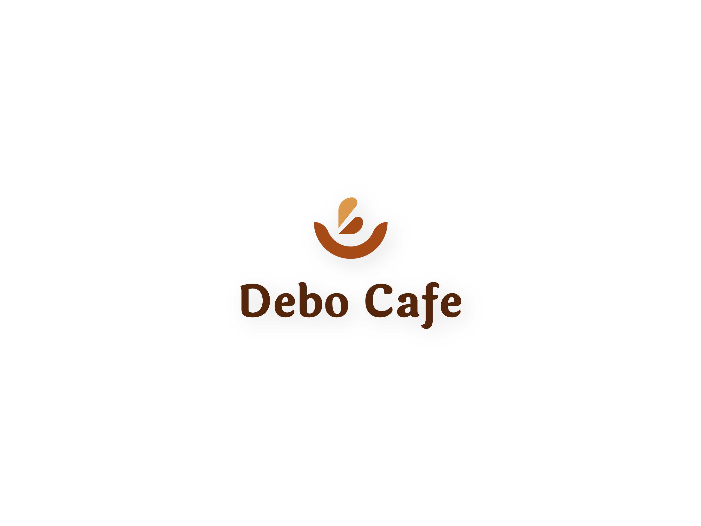 Debo Cafe Logo Design by cidcud graphic on Dribbble