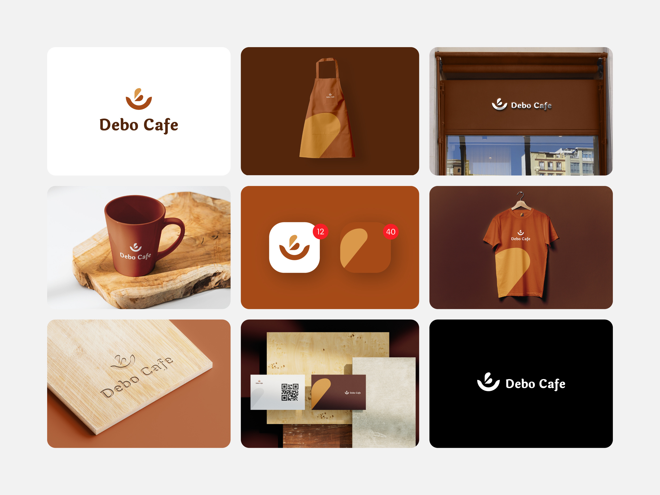 Debo Cafe Logo Design by cidcud graphic on Dribbble