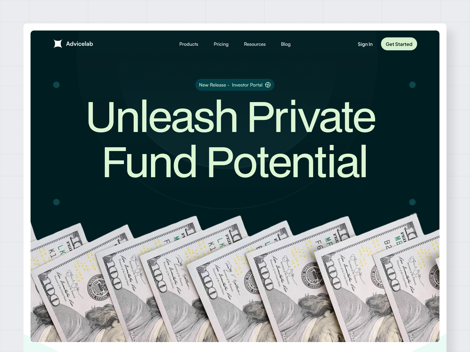 Advicelab - Financial Consultant Landing Page 💸 by Repan 🍋 for Pickolab ...